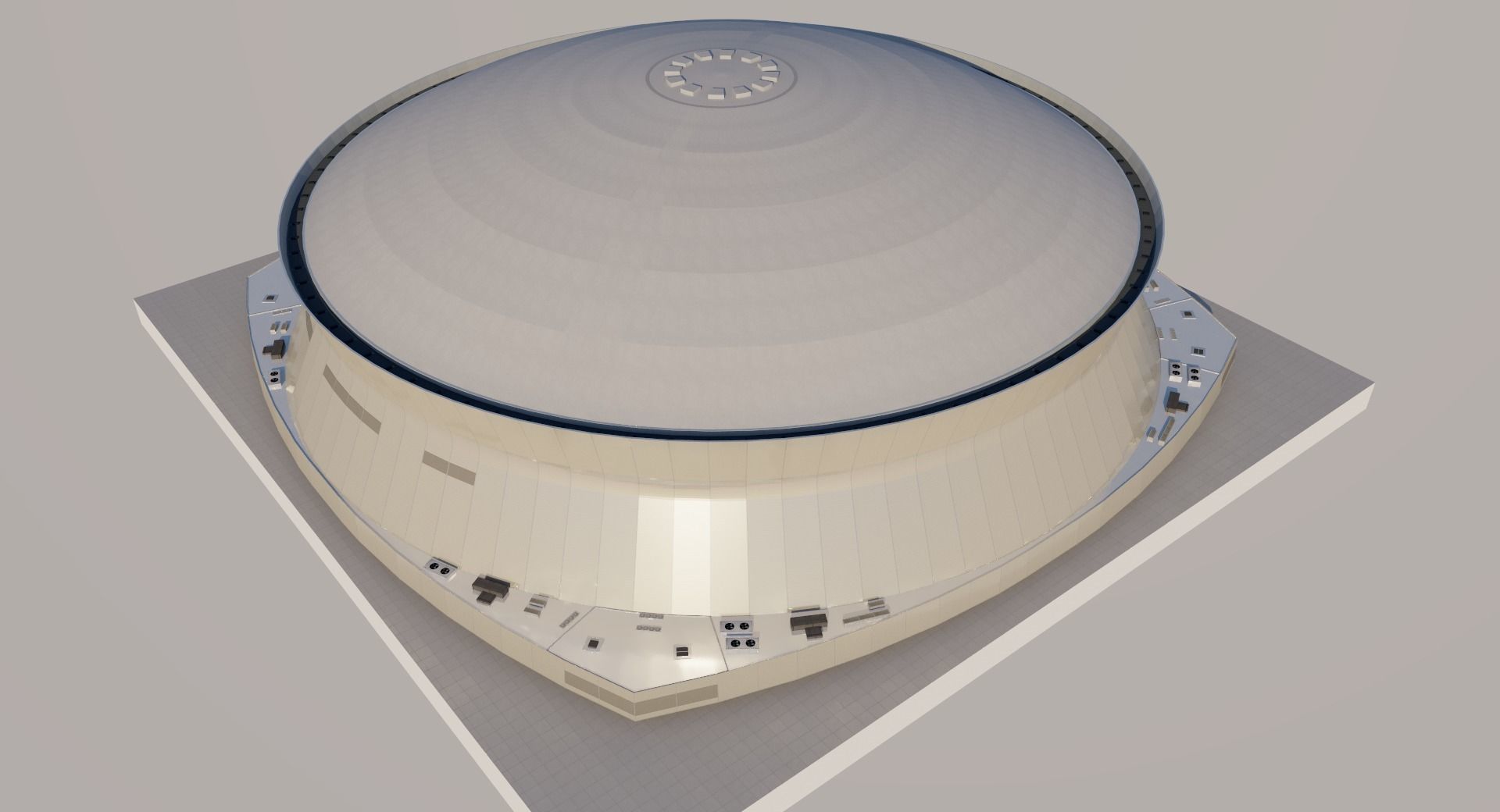 Caesars Superdome - New Orleans USA 3D model | CGTrader