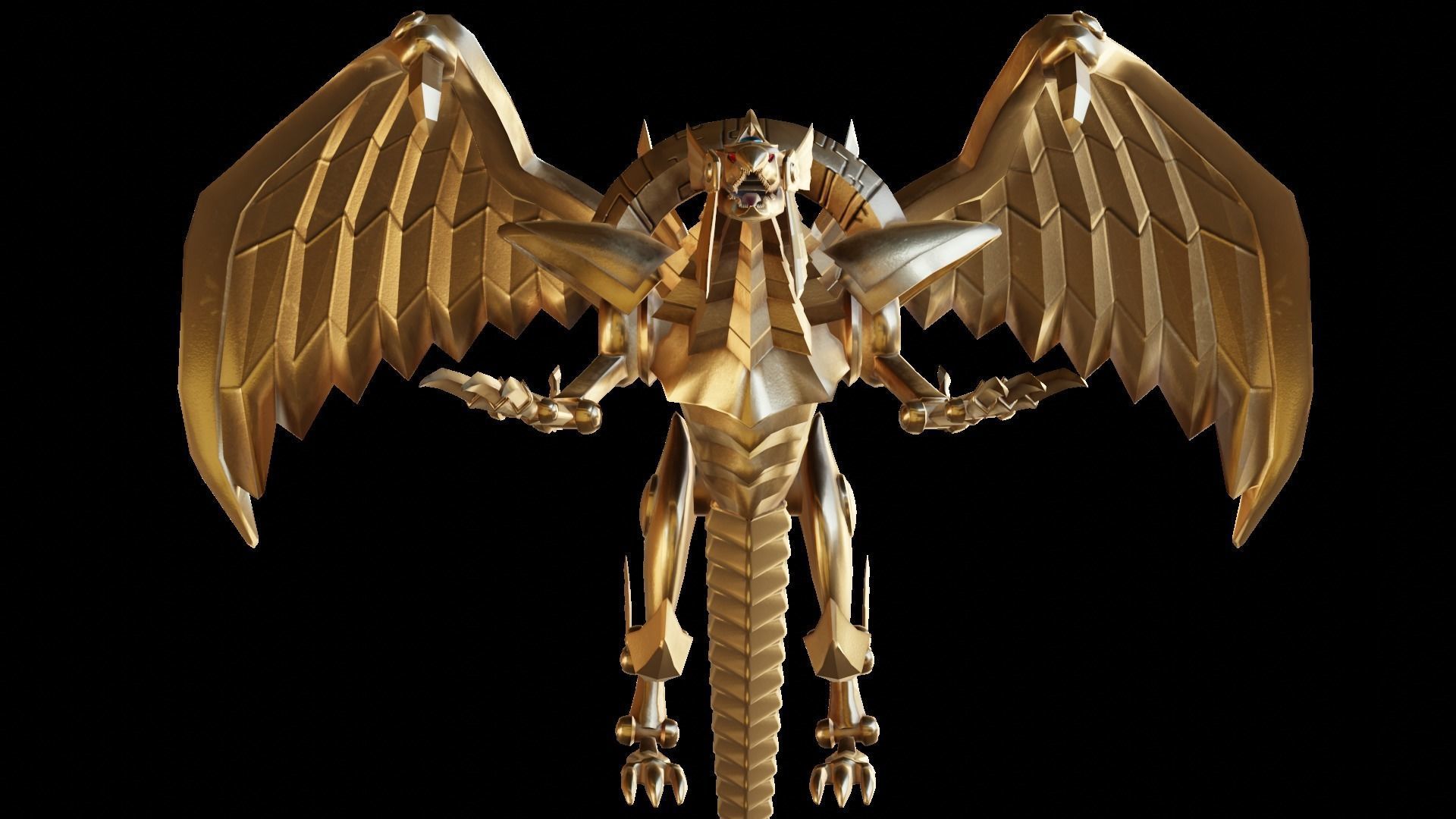 3D model Winged Dragon of Ra VR / AR / low-poly | CGTrader