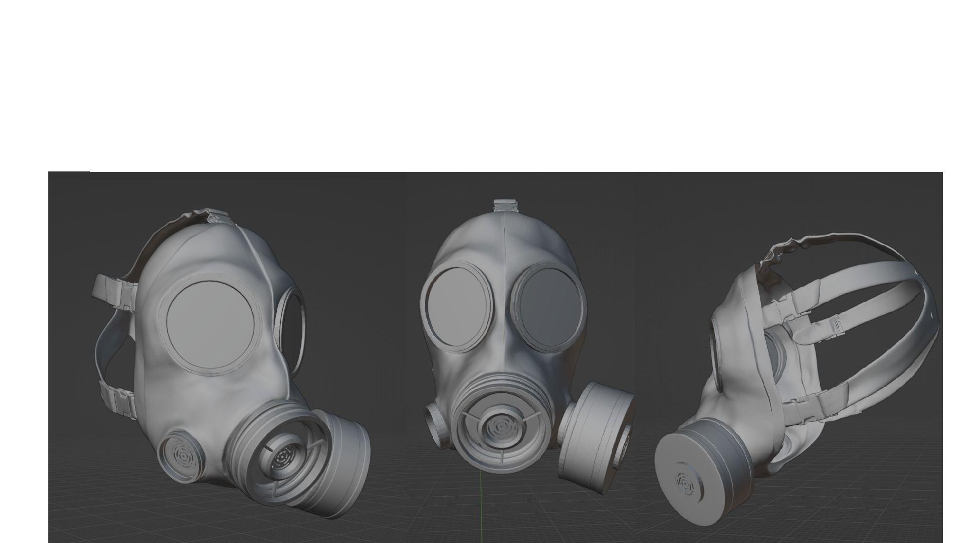 Gasmask gas mask 3D model | CGTrader