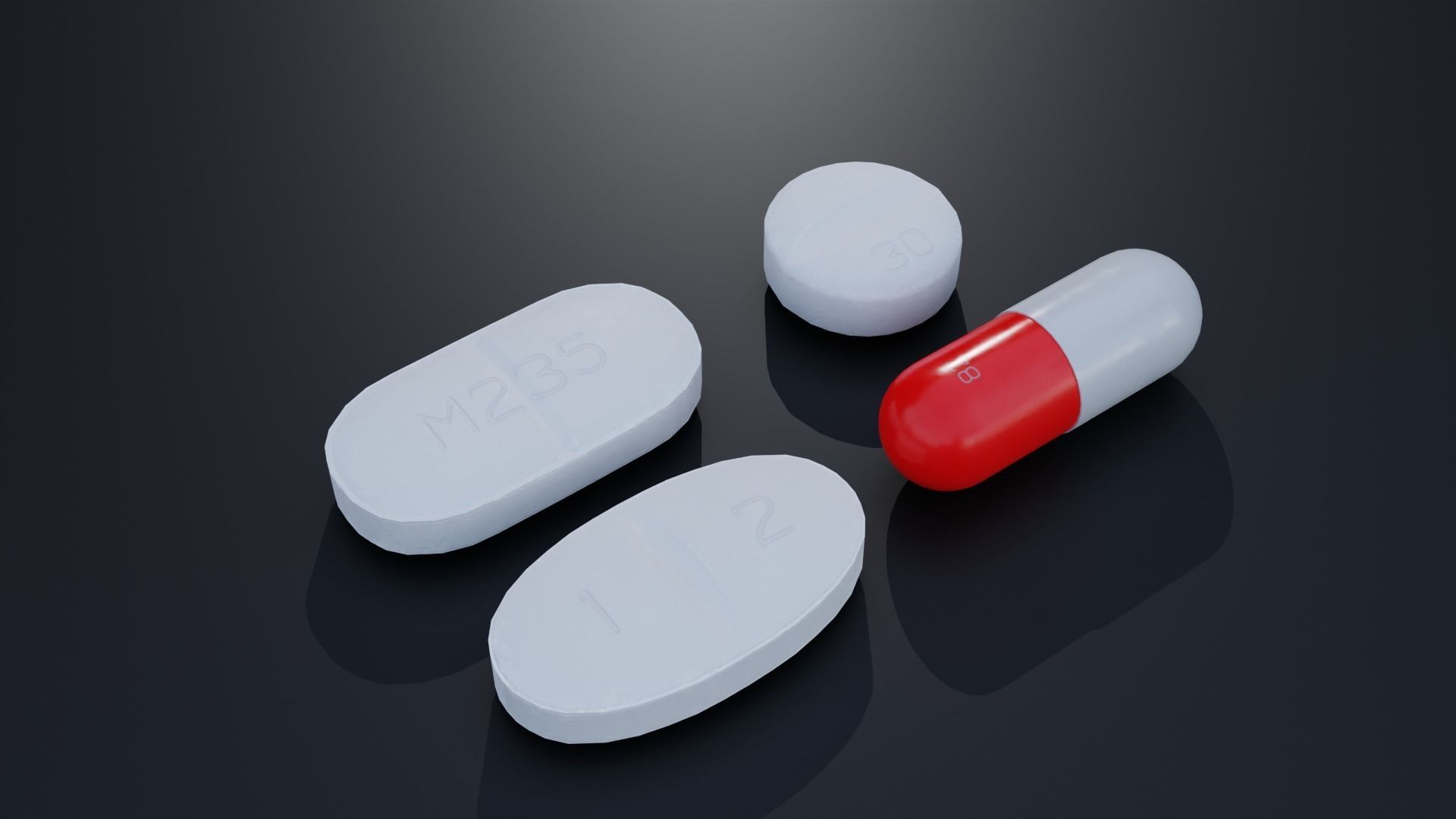Pills and Blisters 4K and 2K Textures 3D model | CGTrader