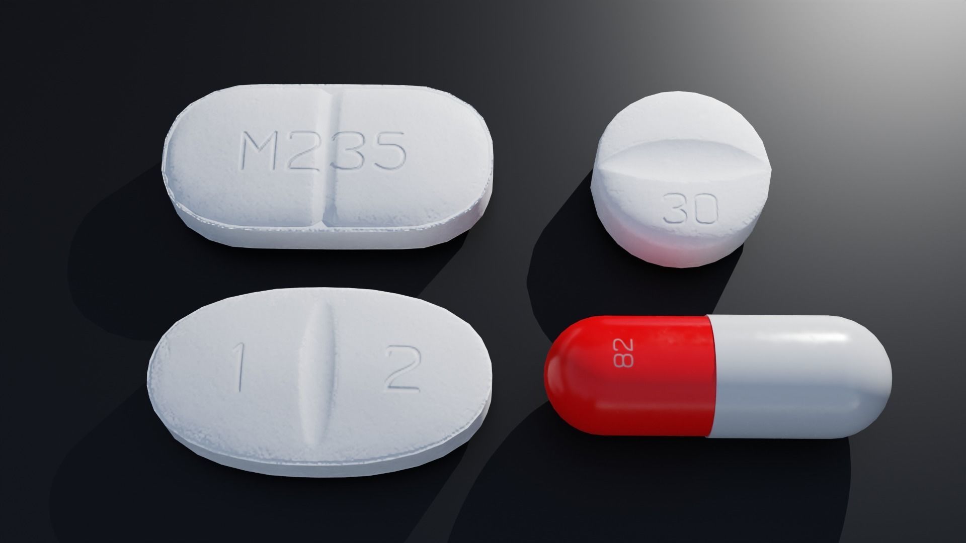 Pills and Blisters 4K and 2K Textures 3D model | CGTrader