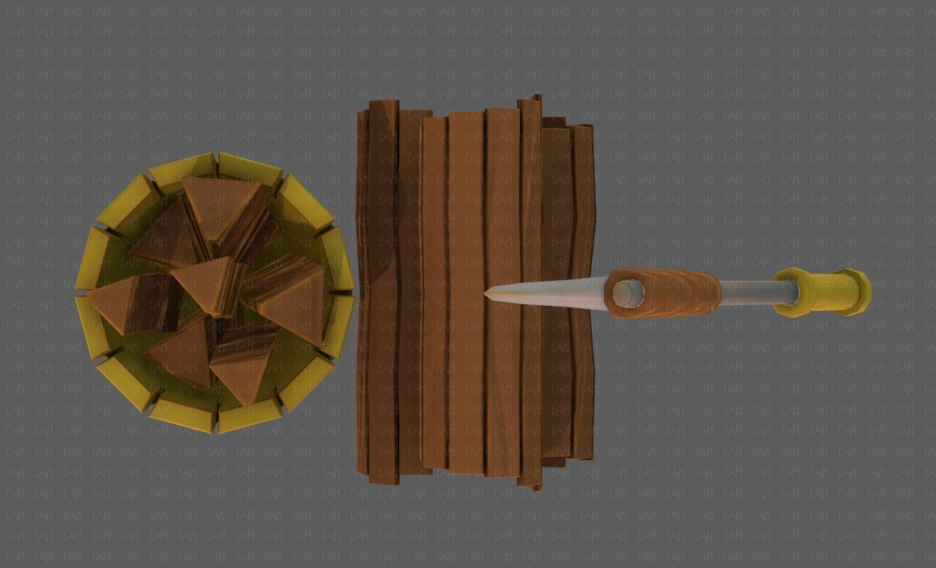 3D model Stump V02 VR / AR / low-poly | CGTrader