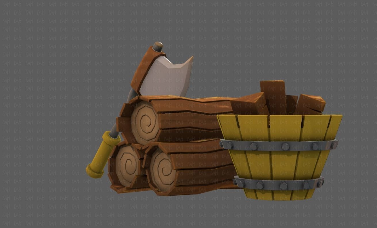 3D model Stump V02 VR / AR / low-poly | CGTrader