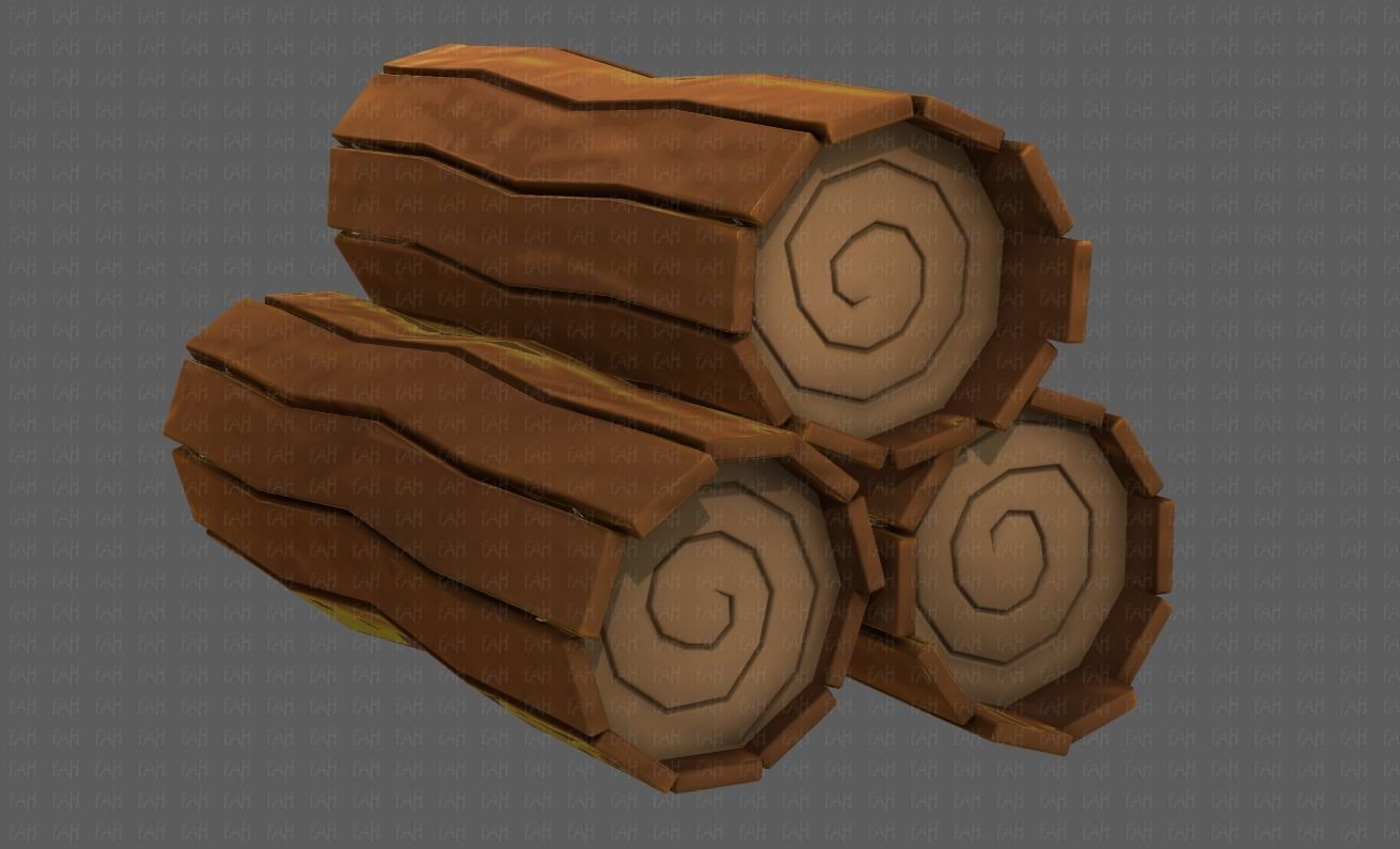 3D model Stump V02 VR / AR / low-poly | CGTrader