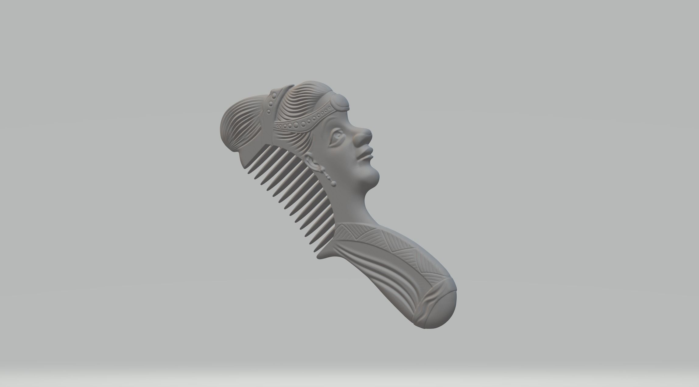 Beauty Comb 3D model 3D printable | CGTrader