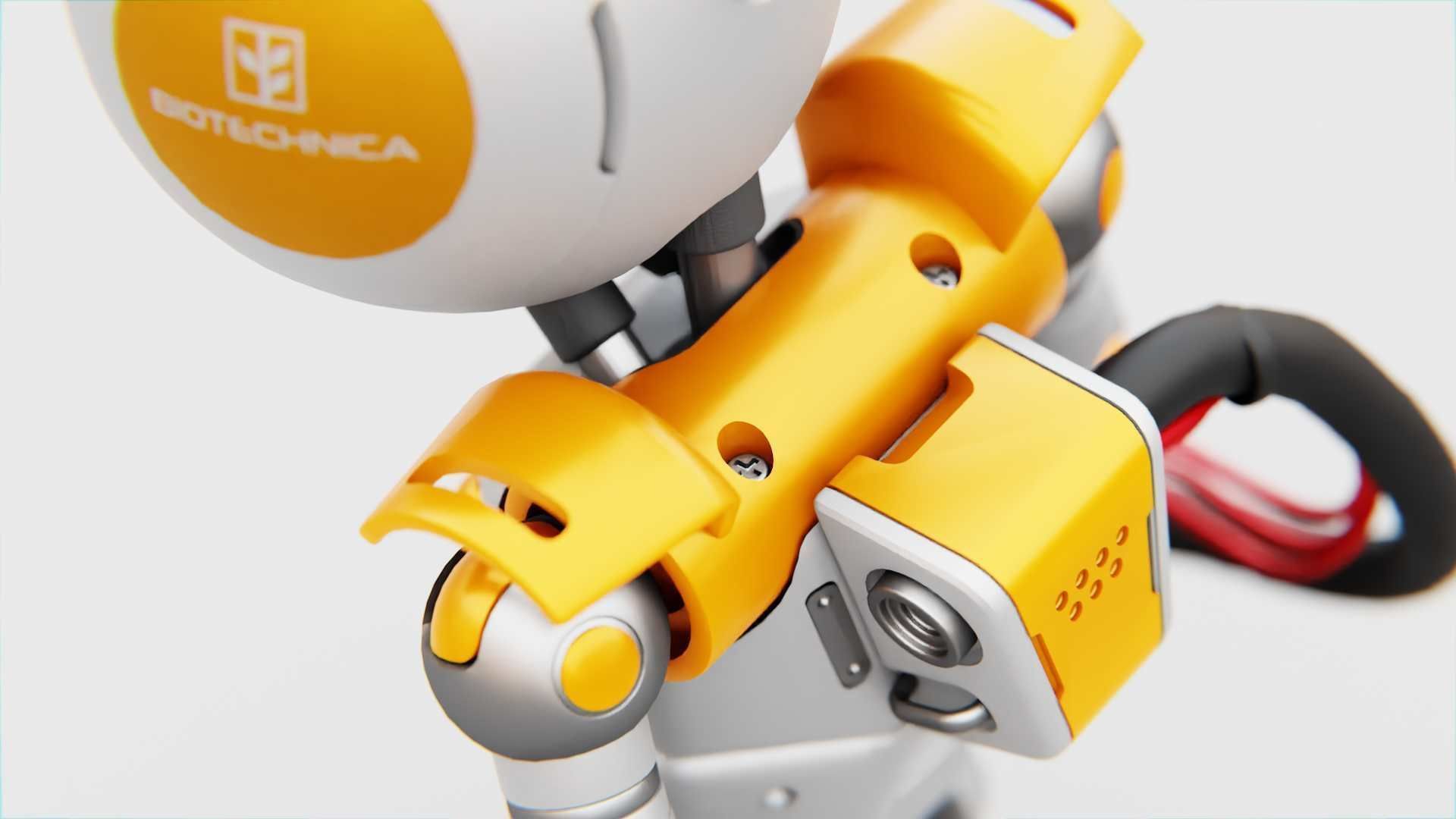 INDUSTRIAL BOT RIGGED 3D model rigged | CGTrader