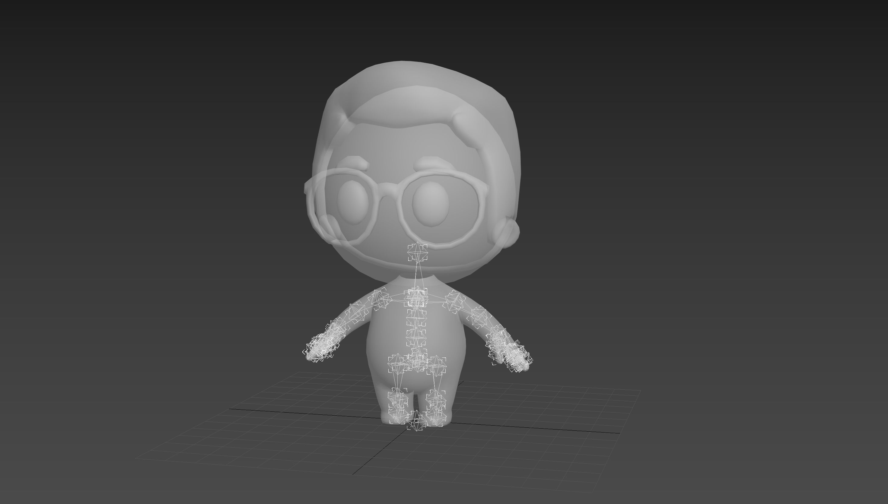 Character215 Rigged Little Boy 3D model rigged | CGTrader