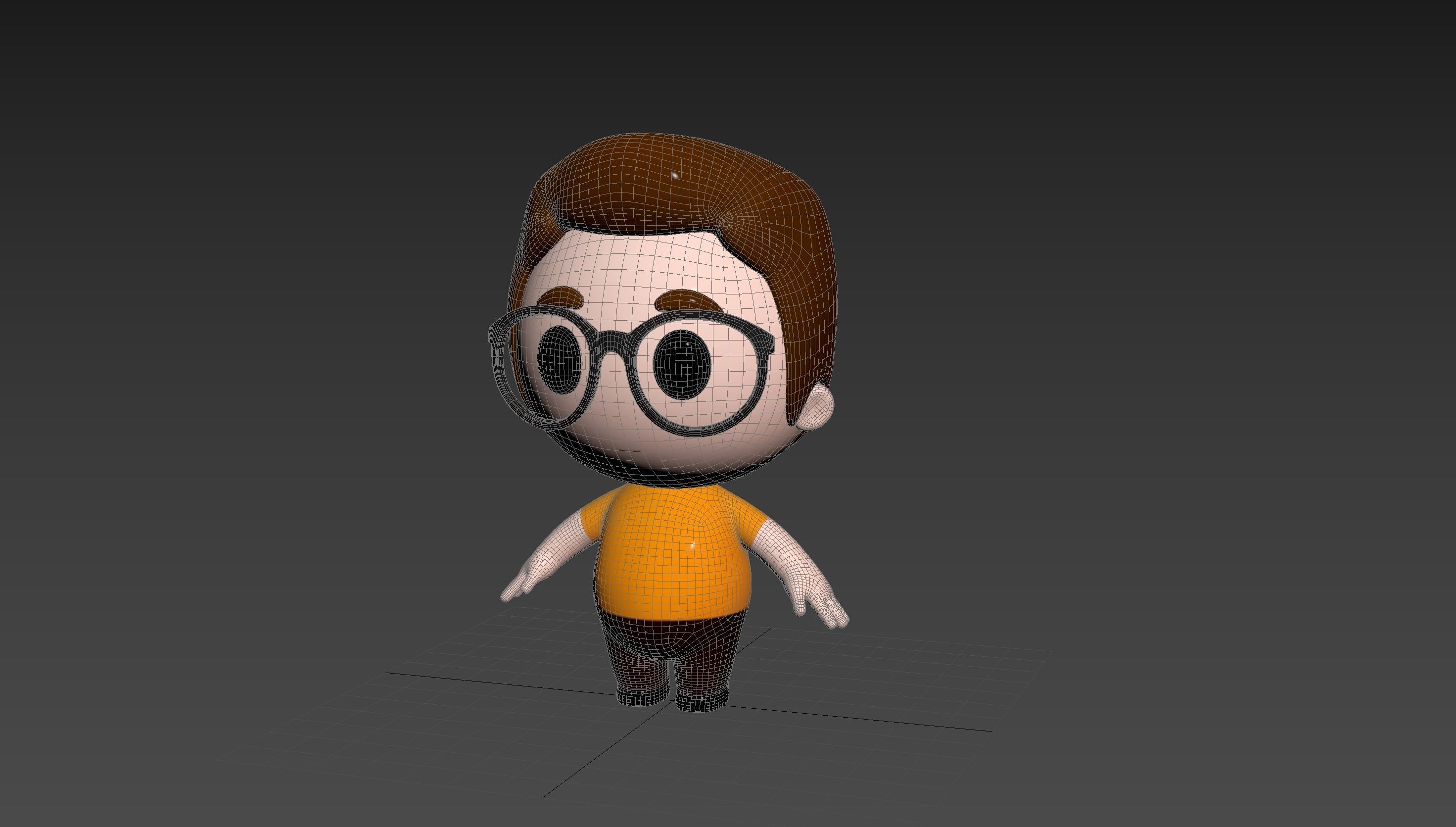 Character215 Rigged Little Boy 3D model rigged | CGTrader