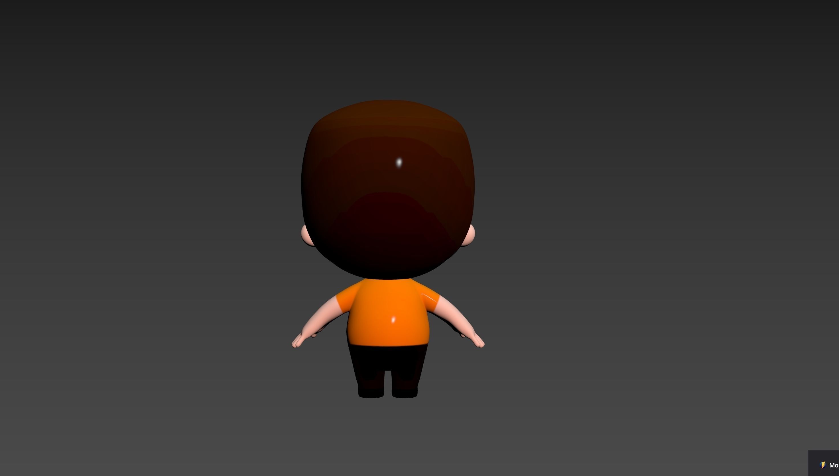Character215 Rigged Little Boy 3D model rigged | CGTrader