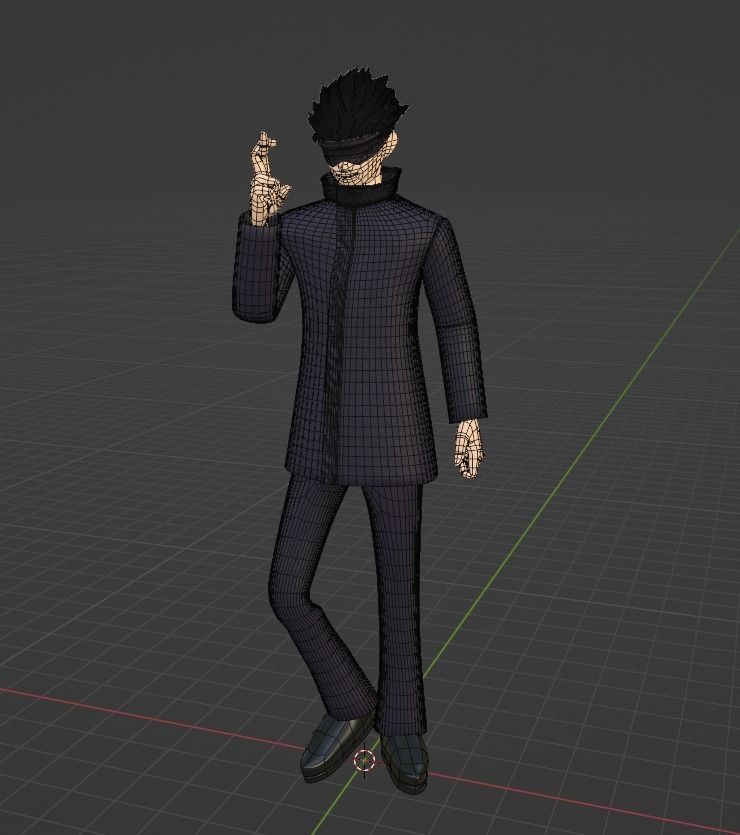 Satoru Gojo - Jujutsu Kaisen 3D model rigged | CGTrader
