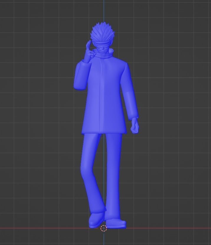 Satoru Gojo - Jujutsu Kaisen 3D model rigged | CGTrader