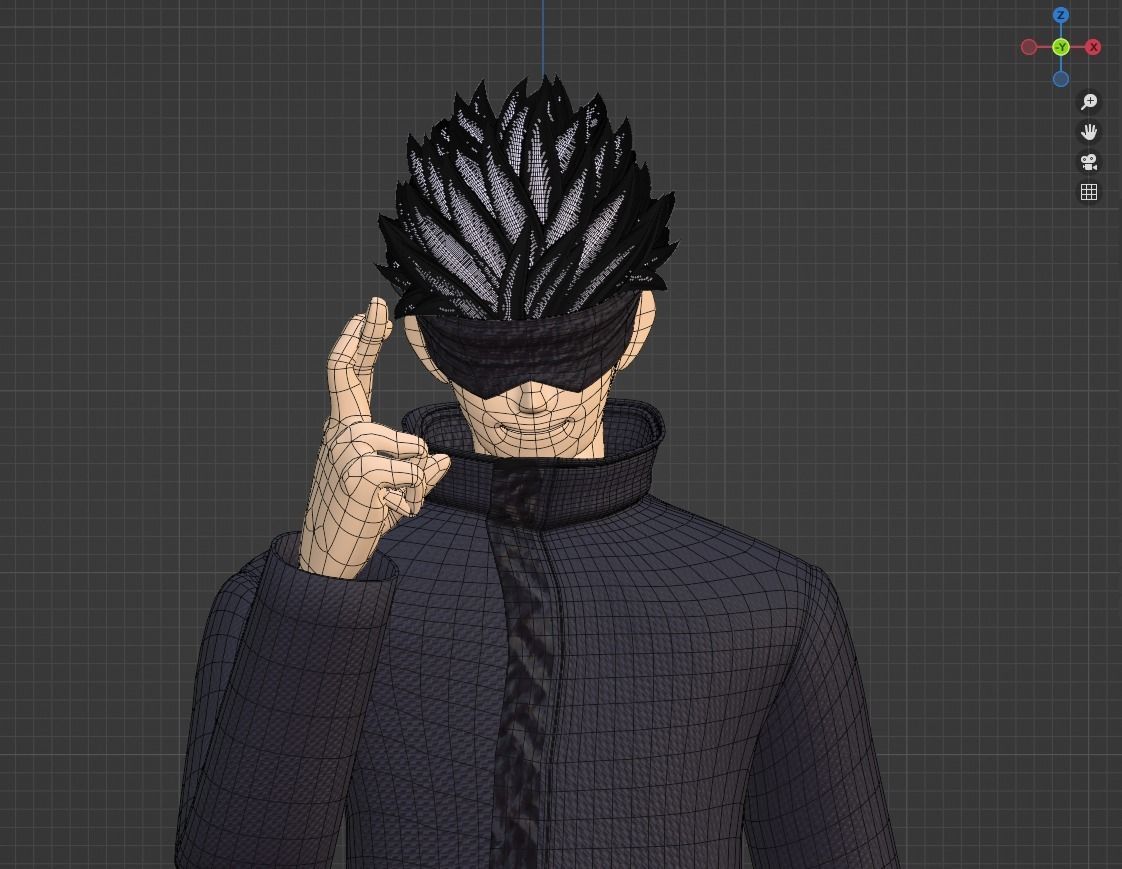 Satoru Gojo - Jujutsu Kaisen 3D model rigged | CGTrader