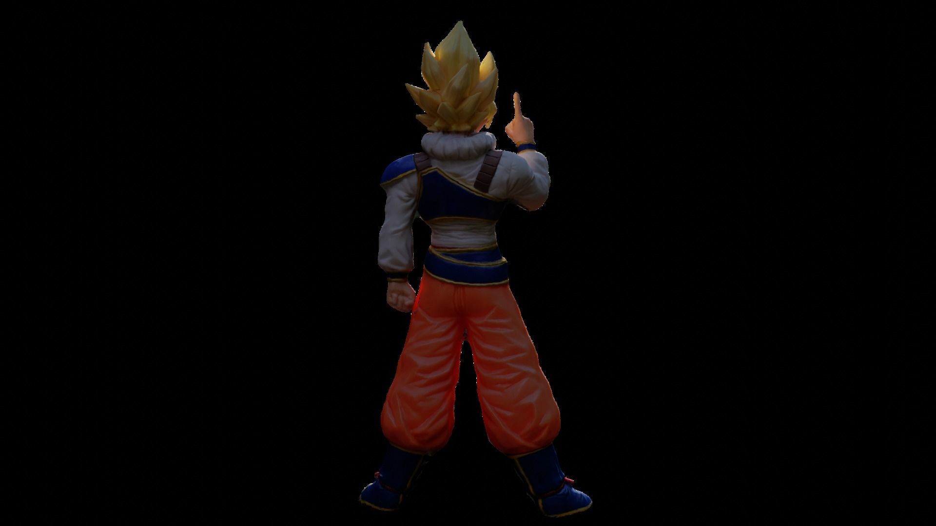 Goku Yardrat Clothes 3D model | CGTrader