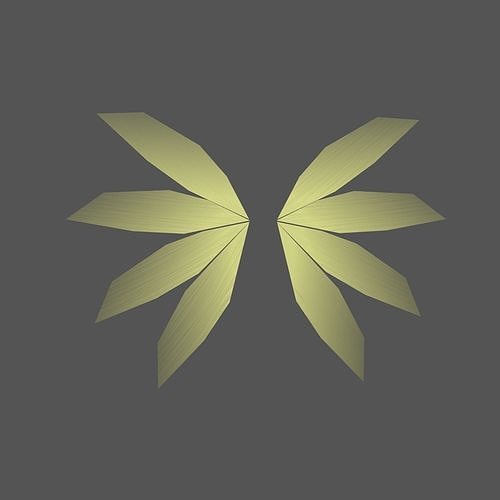 Low Poly Wings v3 007 free VR / AR / low-poly 3D model | CGTrader