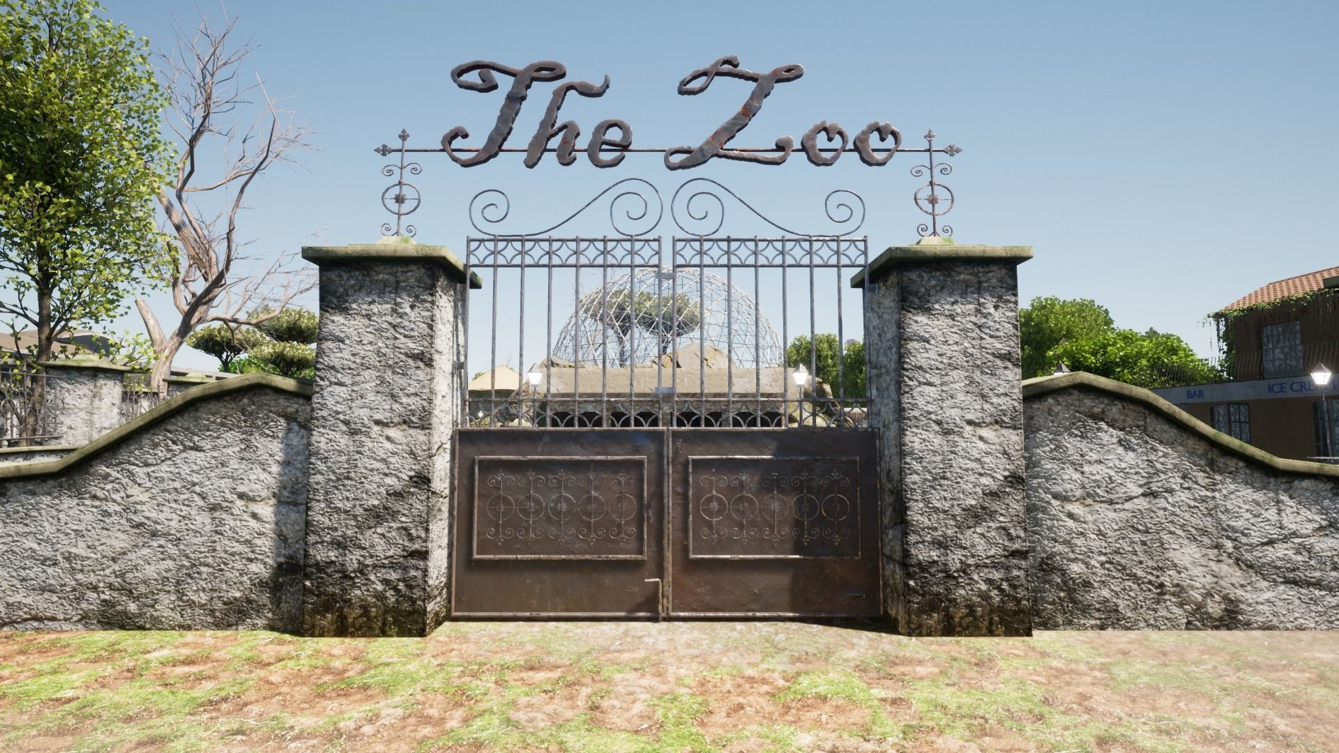 3D model ABANDONED ZOO VR / AR / low-poly | CGTrader