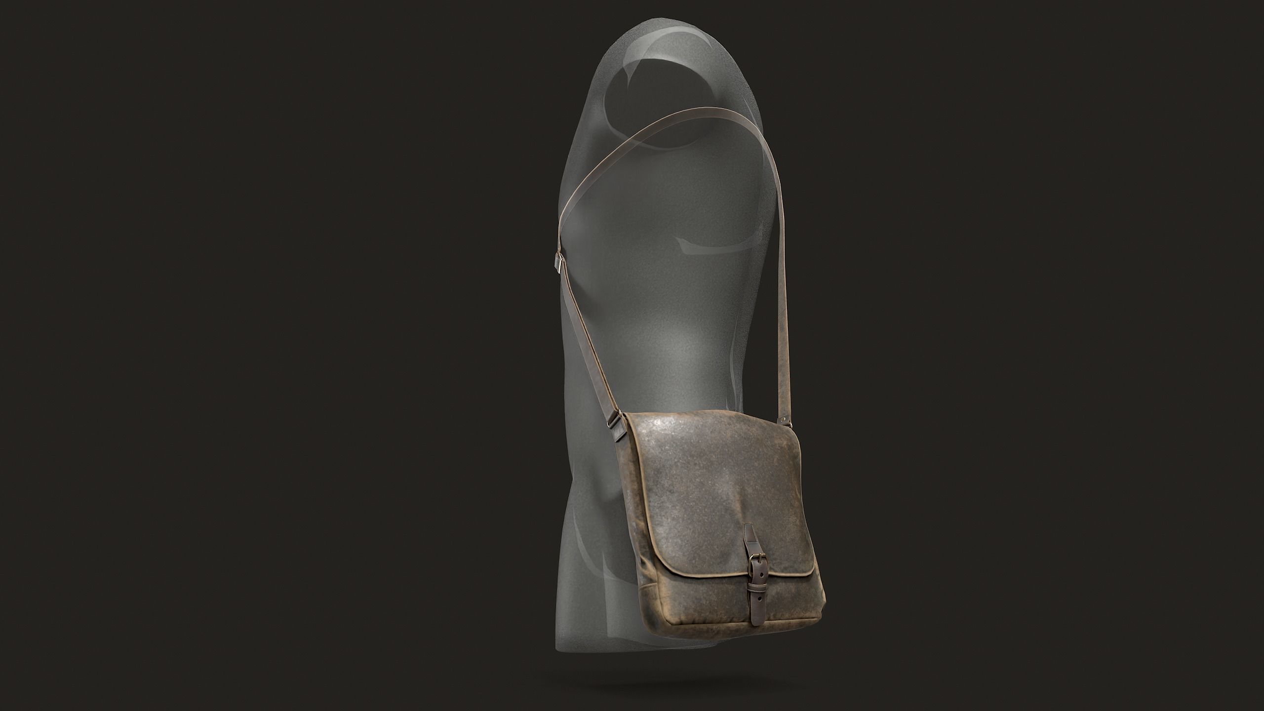 3D model Leather Satchel VR / AR / low-poly | CGTrader