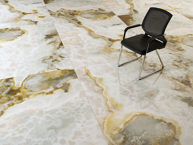 T3D Marble Onyx White 1 Gloss Tile 1500 x 2000 mm Texture Map free ...