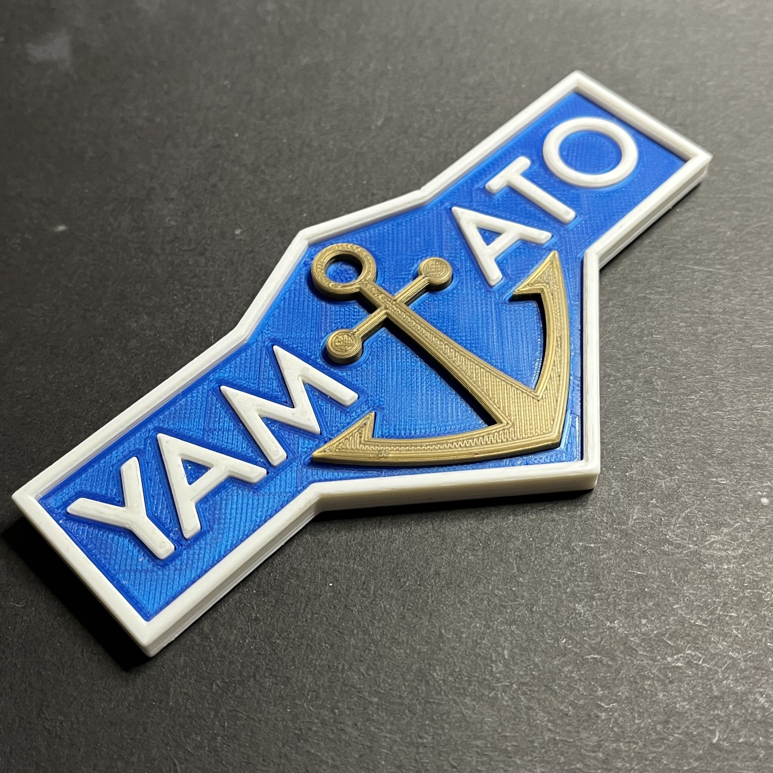 Space Battleship Yamato Cap Emblem Badge 3D model 3D printable | CGTrader