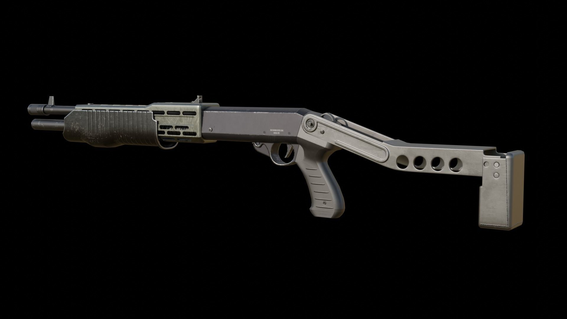 3D model Franchi Spas 12 VR / AR / low-poly | CGTrader