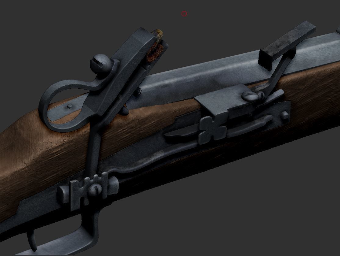 3D model Musket 17th century VR / AR / low-poly | CGTrader