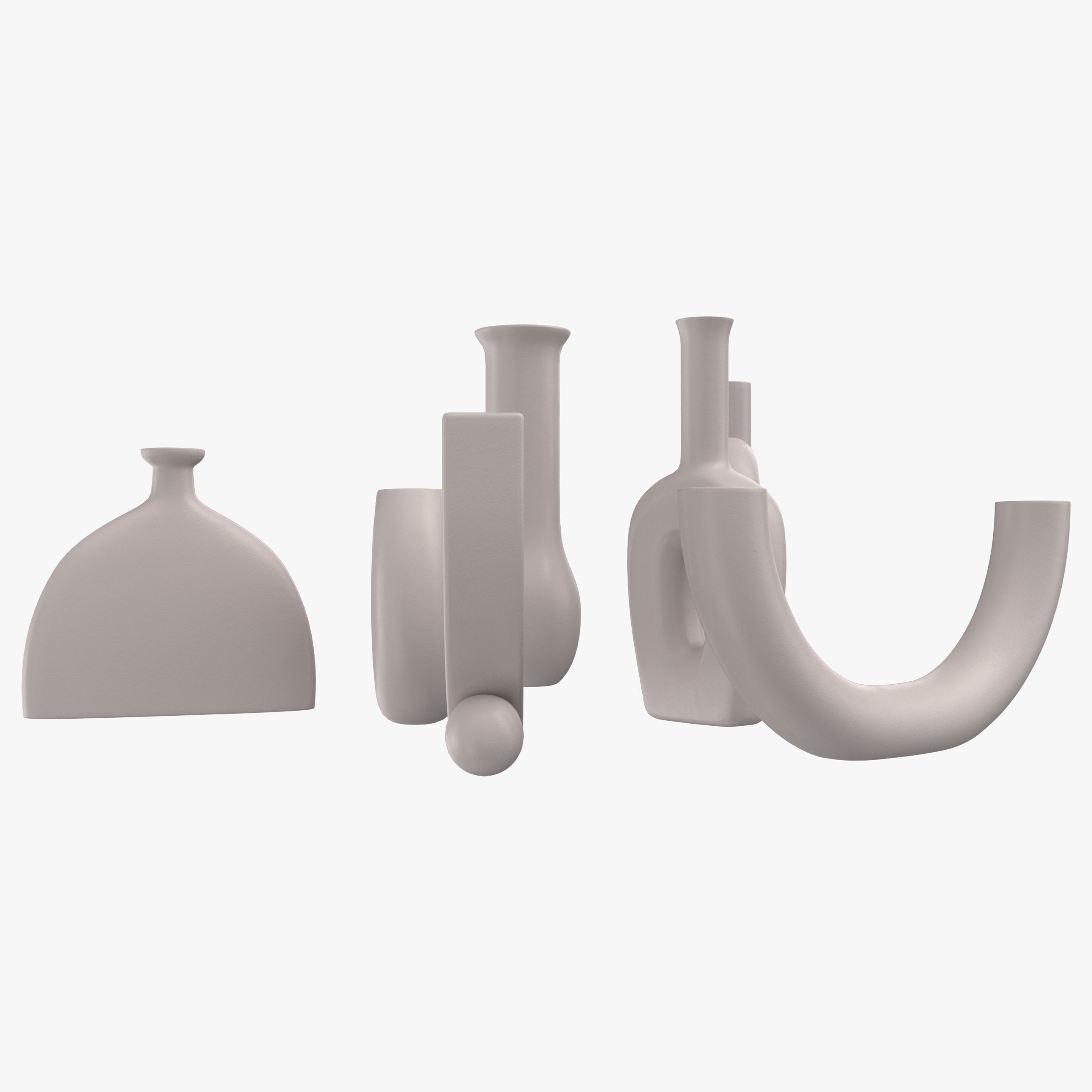 Morandi Vases Collection Set 3D model | CGTrader
