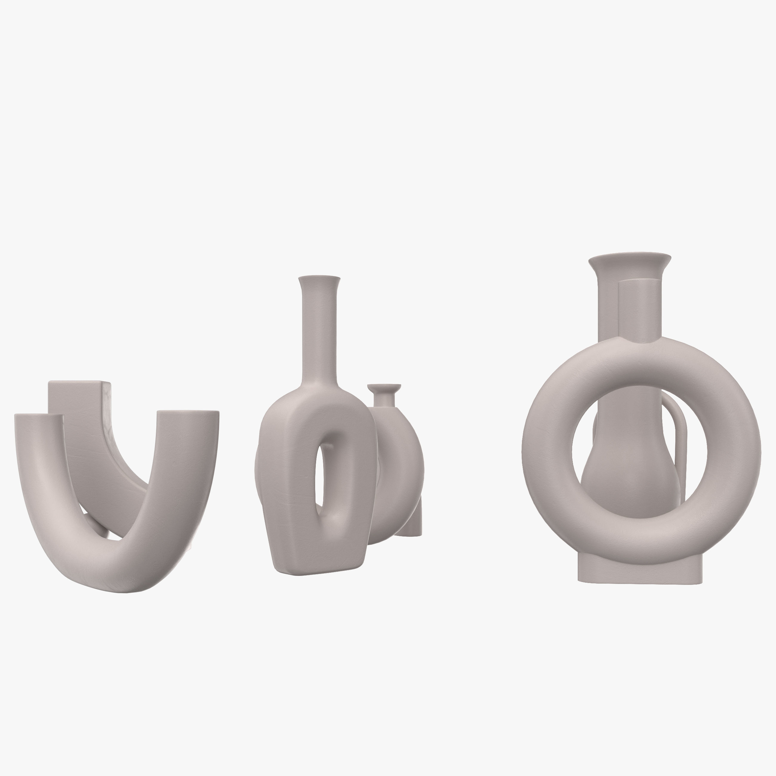 Morandi Vases Collection Set 3D model | CGTrader
