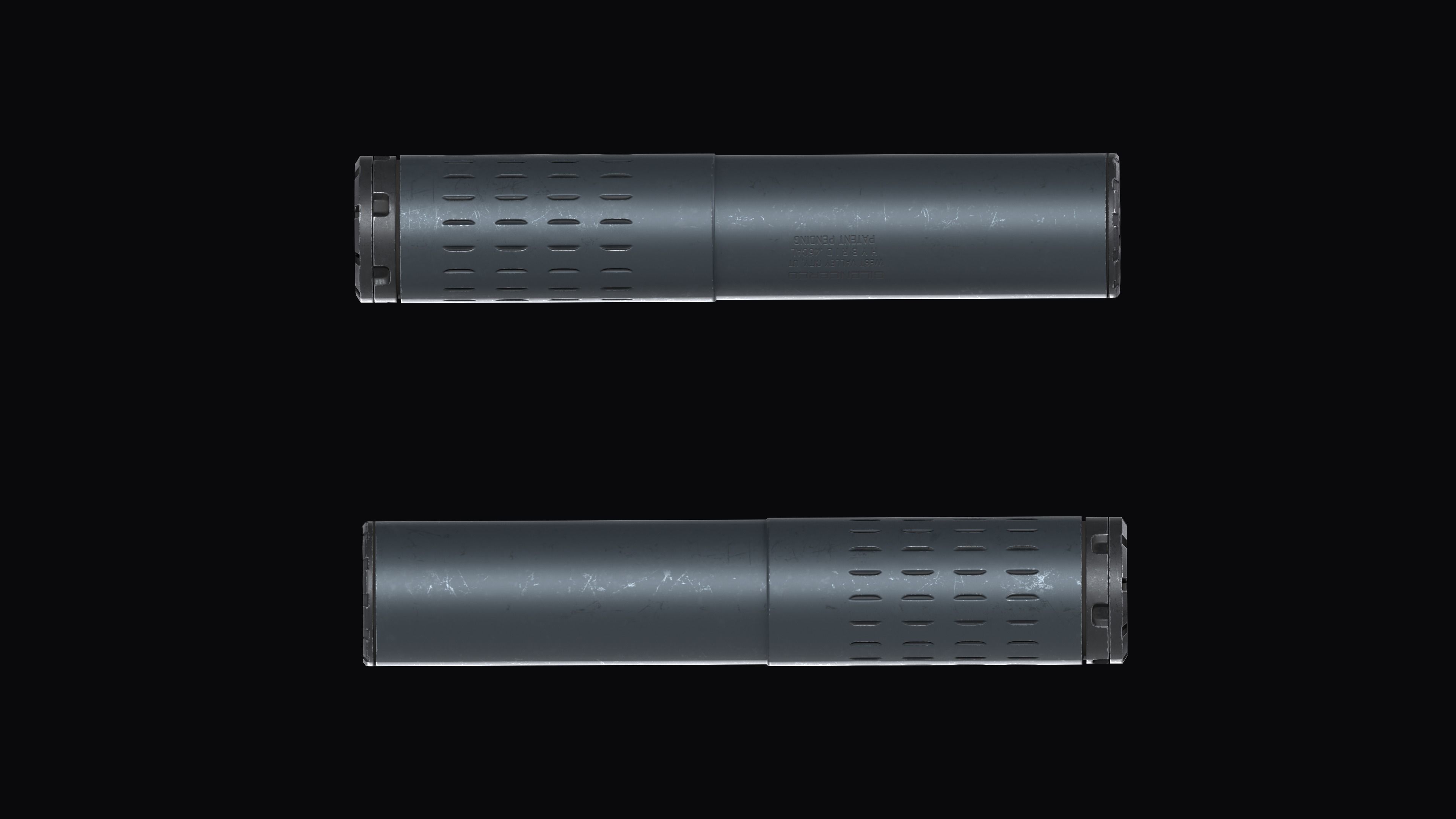 3D model SilencerCo Hybrid 46 multi caliber silencer VR / AR / low-poly ...