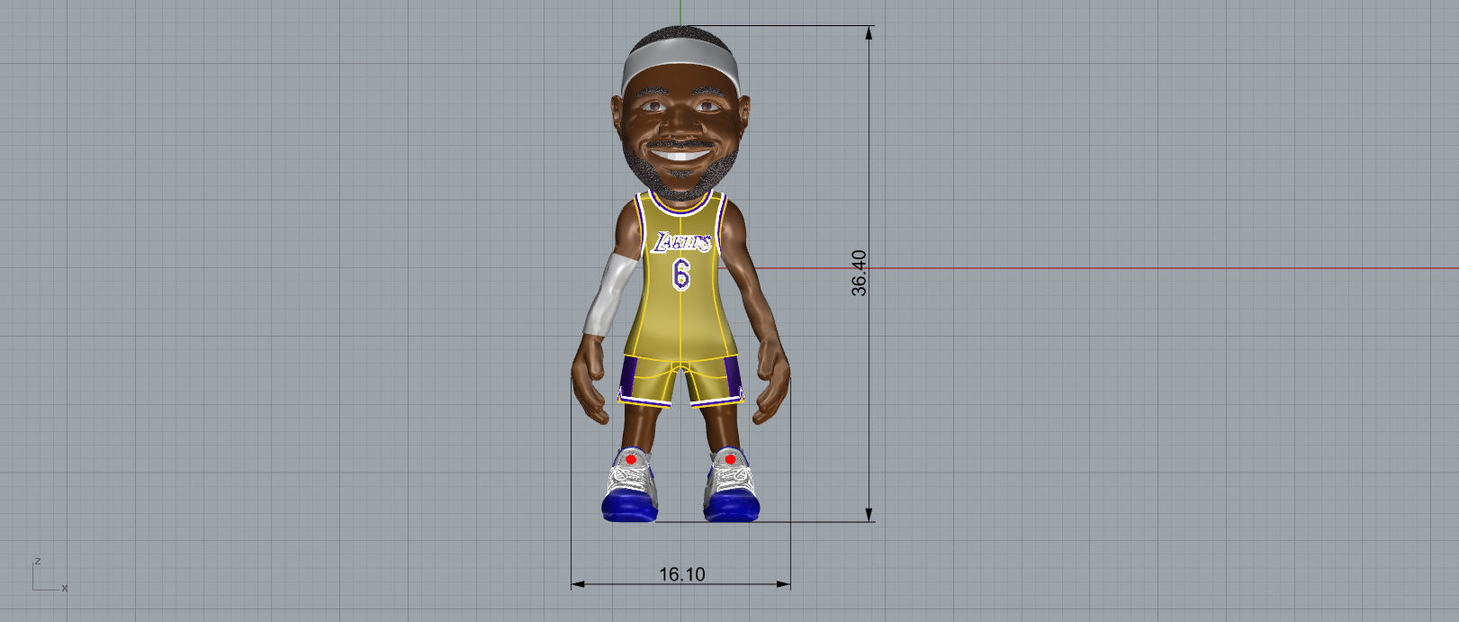 Lebron James 3D model 3D printable | CGTrader