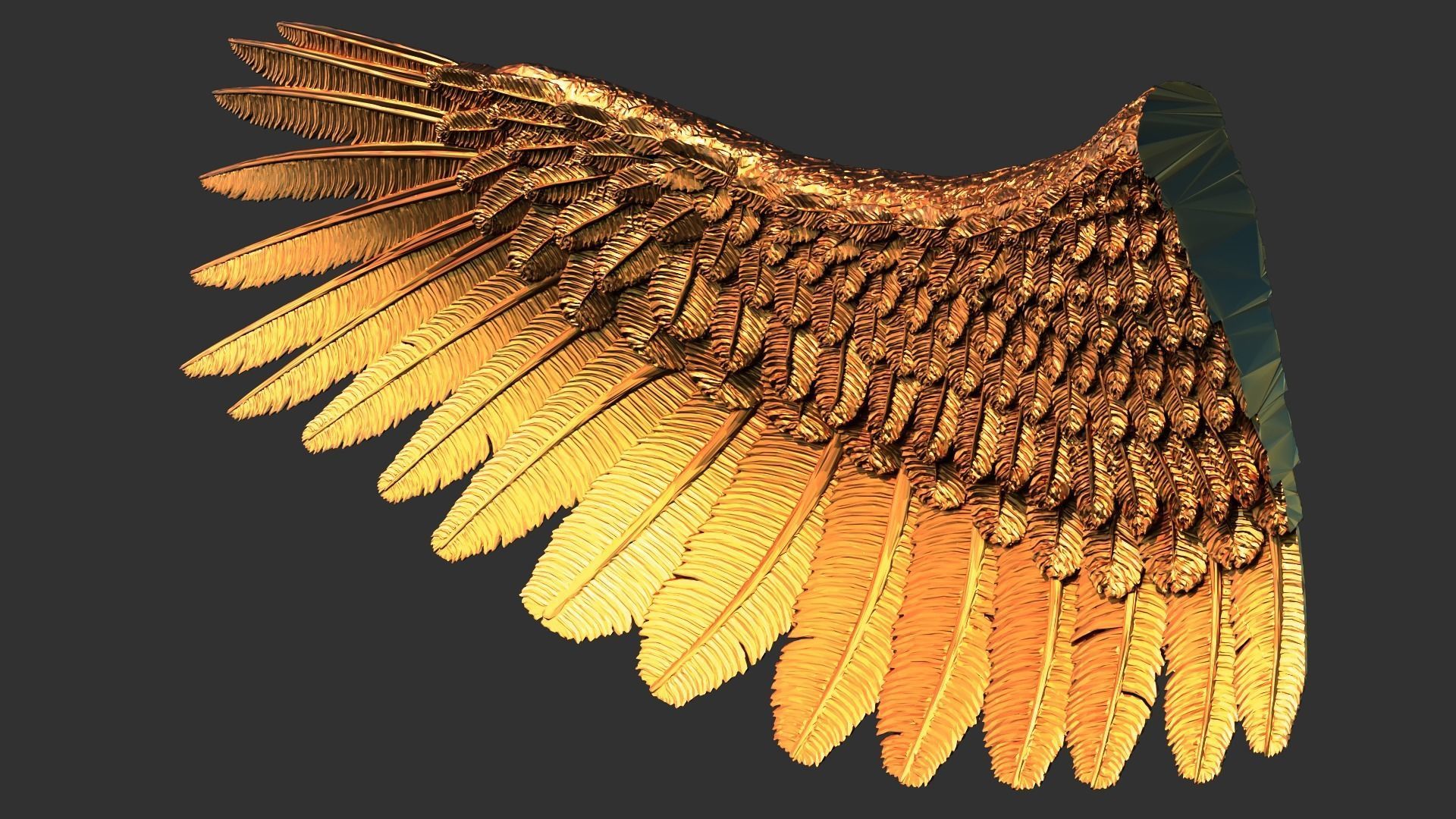 Wing 01 3D model 3D printable | CGTrader