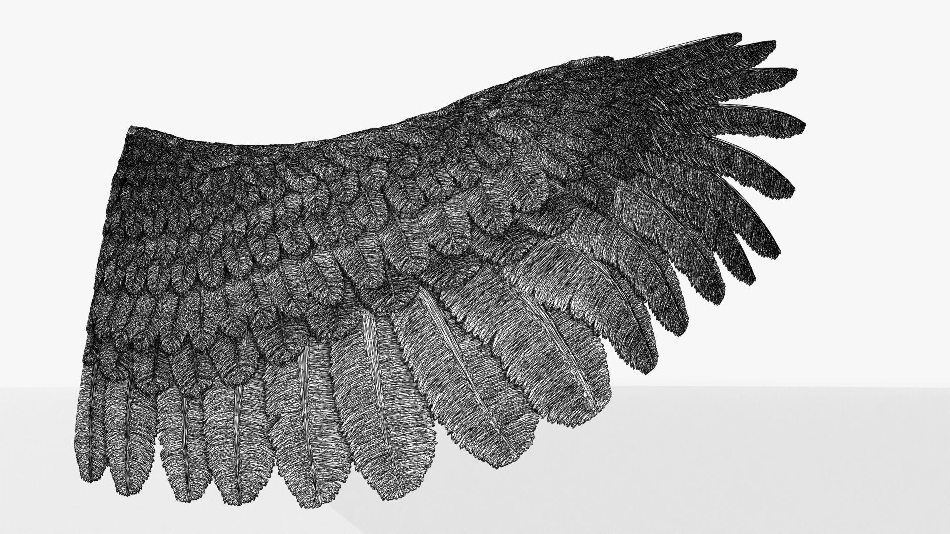 Wing 01 3D model 3D printable | CGTrader