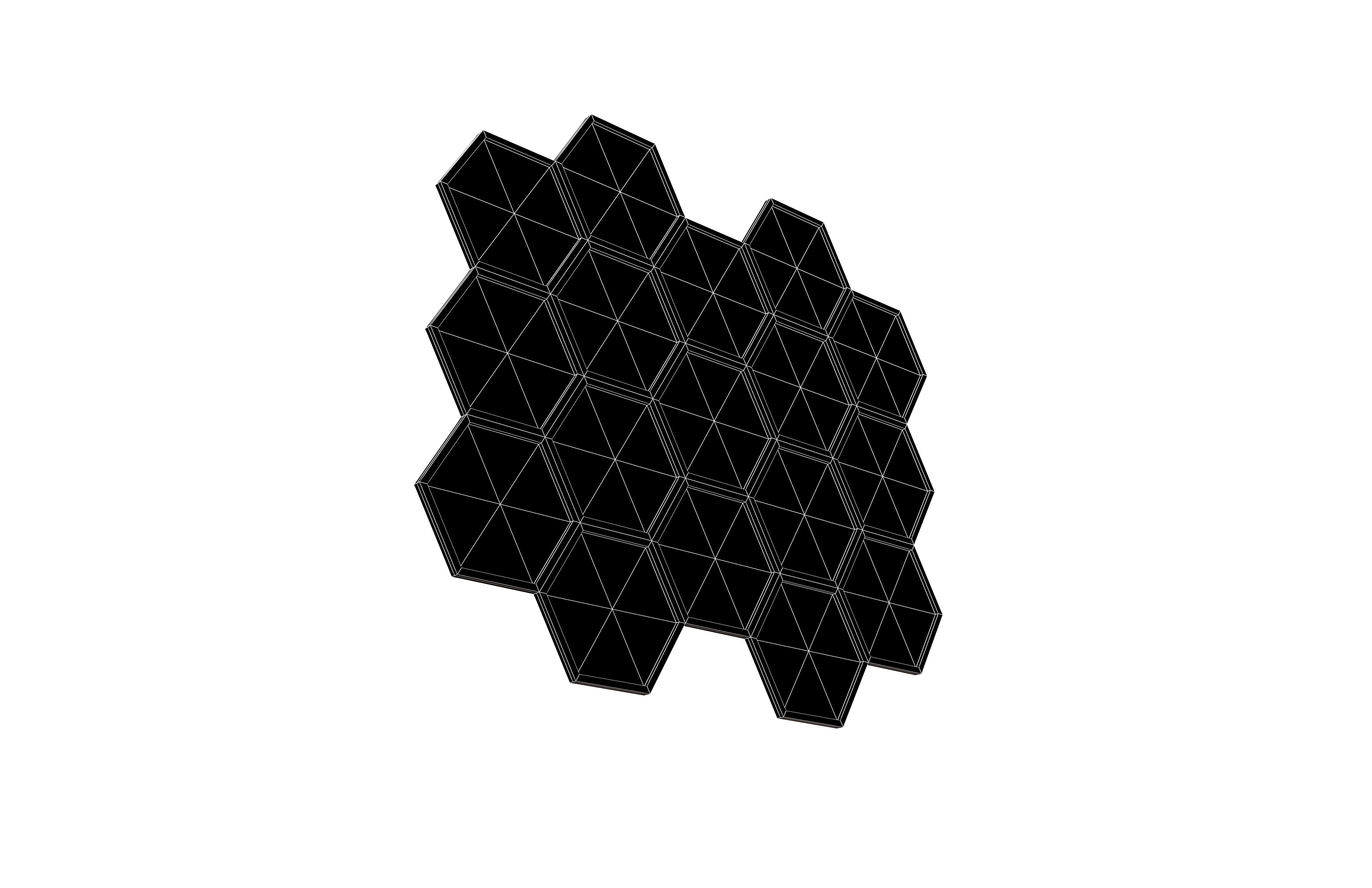 3D model Hexagon Solar Panel v1 001 VR / AR / low-poly | CGTrader