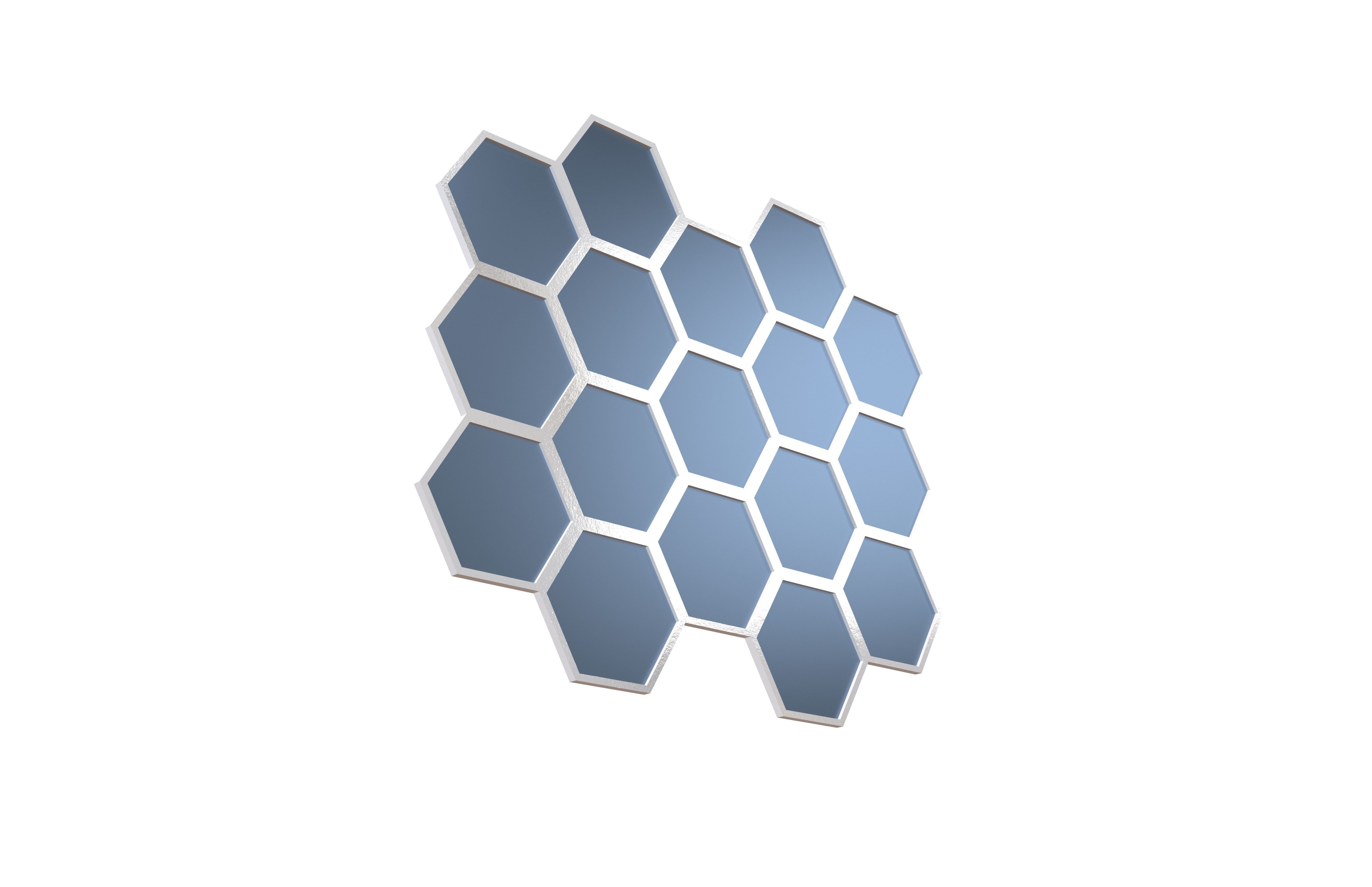 3D model Hexagon Solar Panel v1 001 VR / AR / low-poly | CGTrader