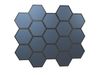 3D model Hexagon Solar Panel v1 002 VR / AR / low-poly | CGTrader
