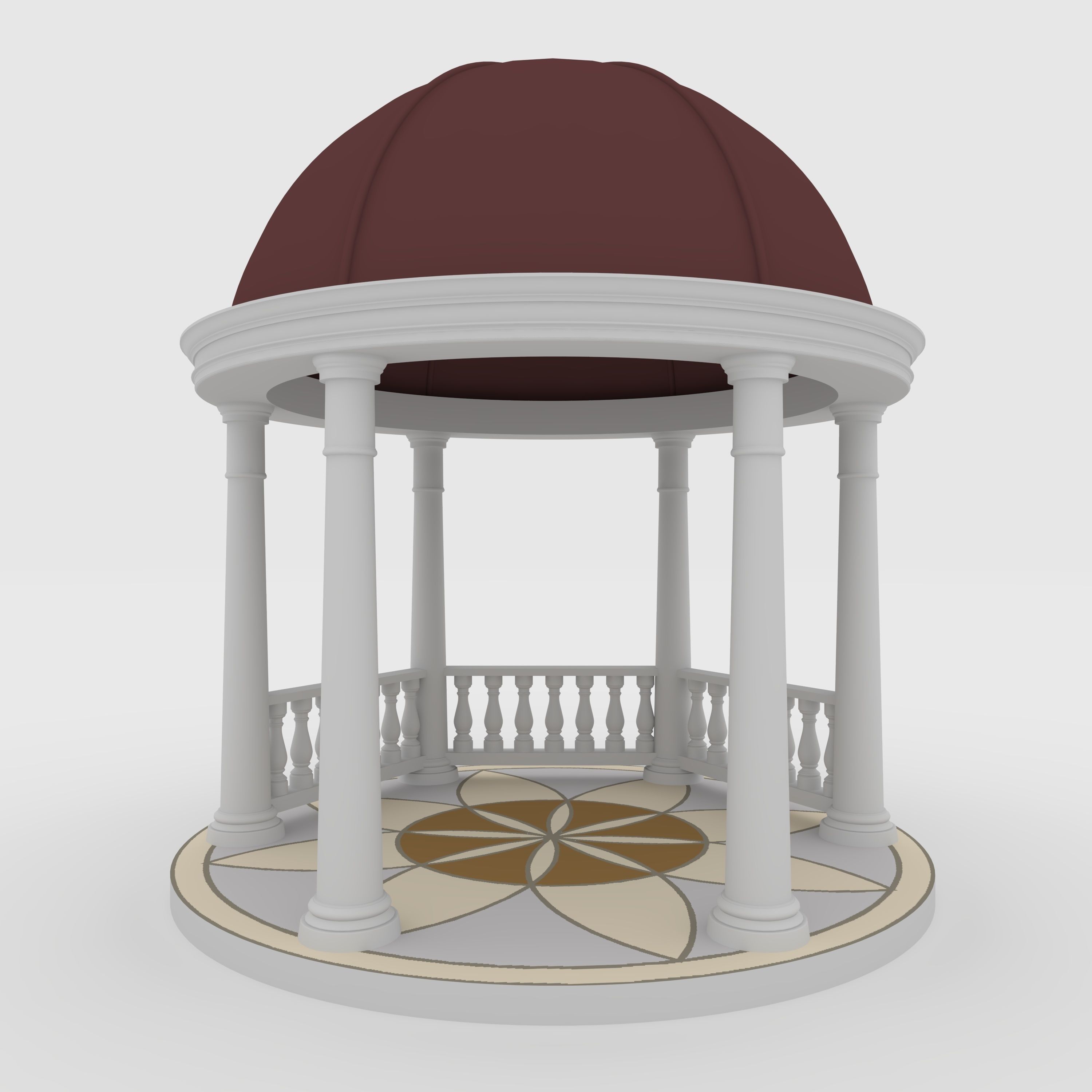 Classic Gazebo 1 3D model | CGTrader