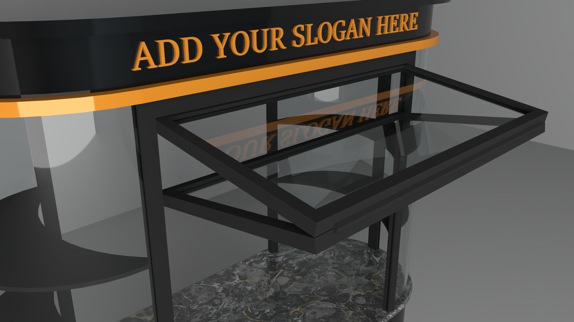 Push Cart on Wheels 3D model | CGTrader