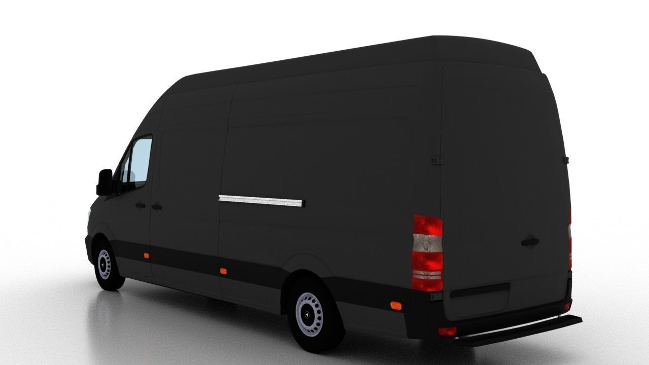 Mercedes Benz Sprinter L3H3 2015 Cargo UK 3D model | CGTrader