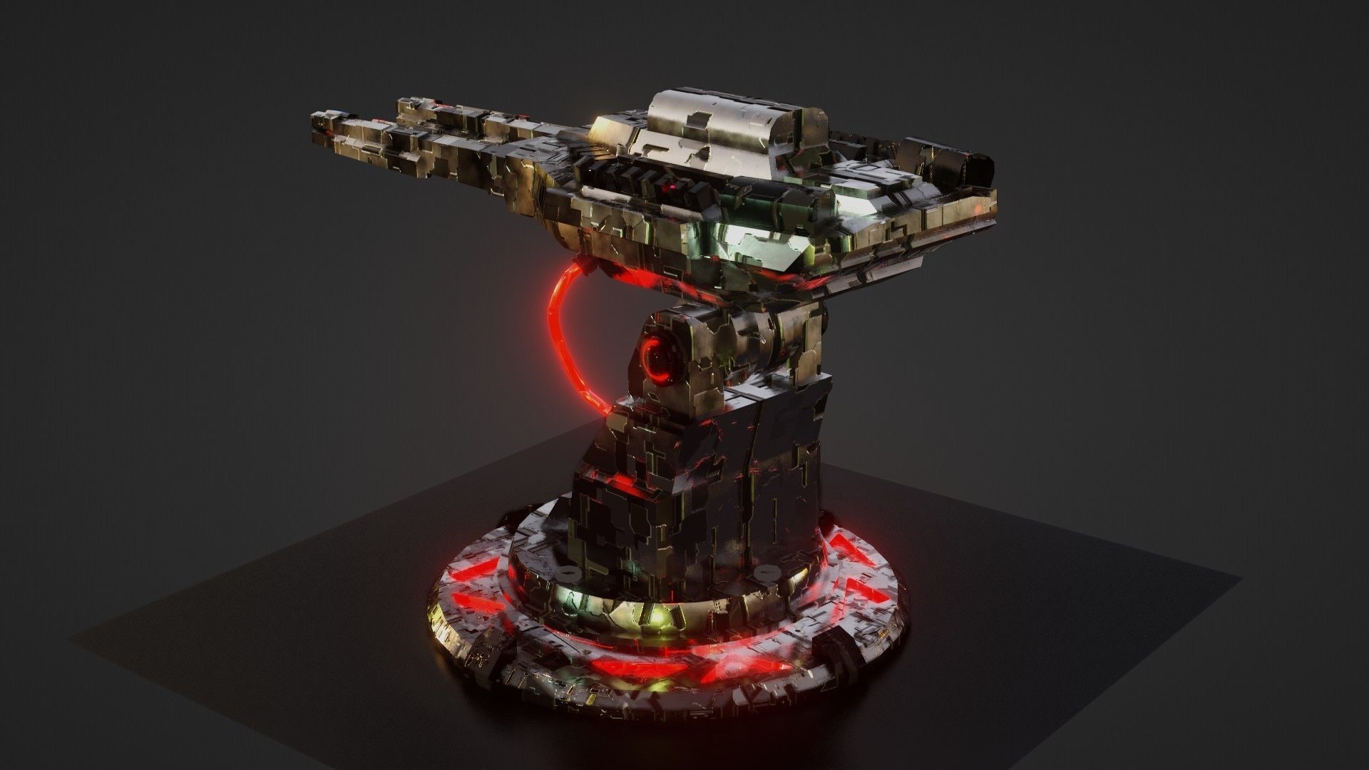 3D model Alien game weapon VR / AR / low-poly | CGTrader