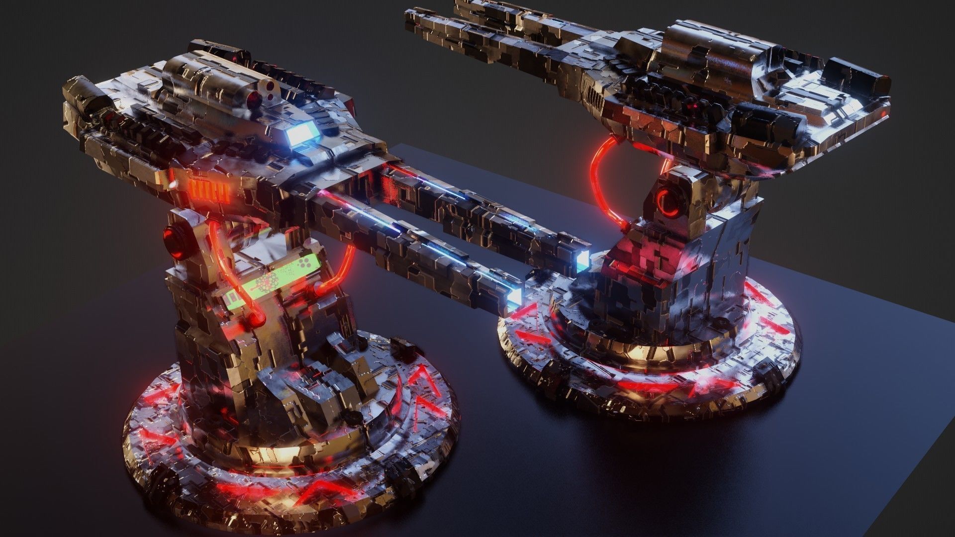 3D model Alien game weapon VR / AR / low-poly | CGTrader