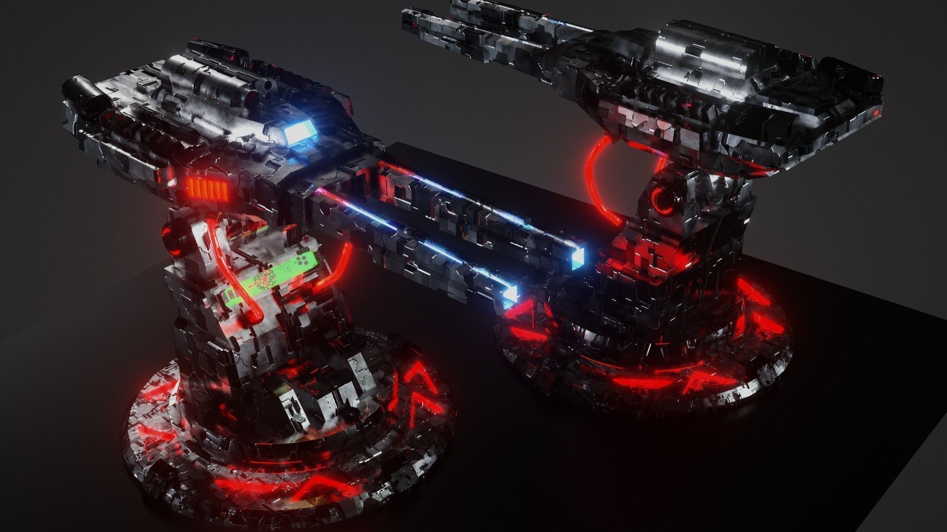 3D model Alien game weapon VR / AR / low-poly | CGTrader