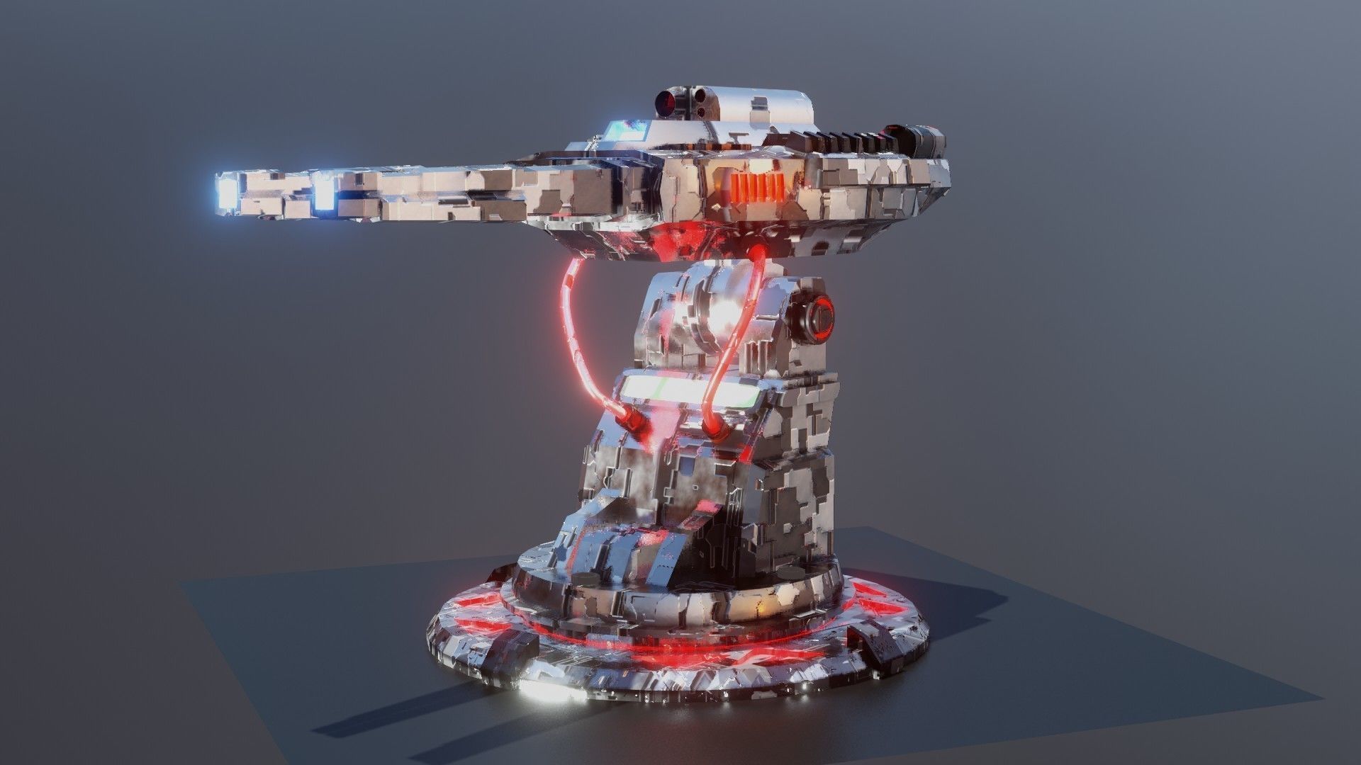 3D model Alien game weapon VR / AR / low-poly | CGTrader