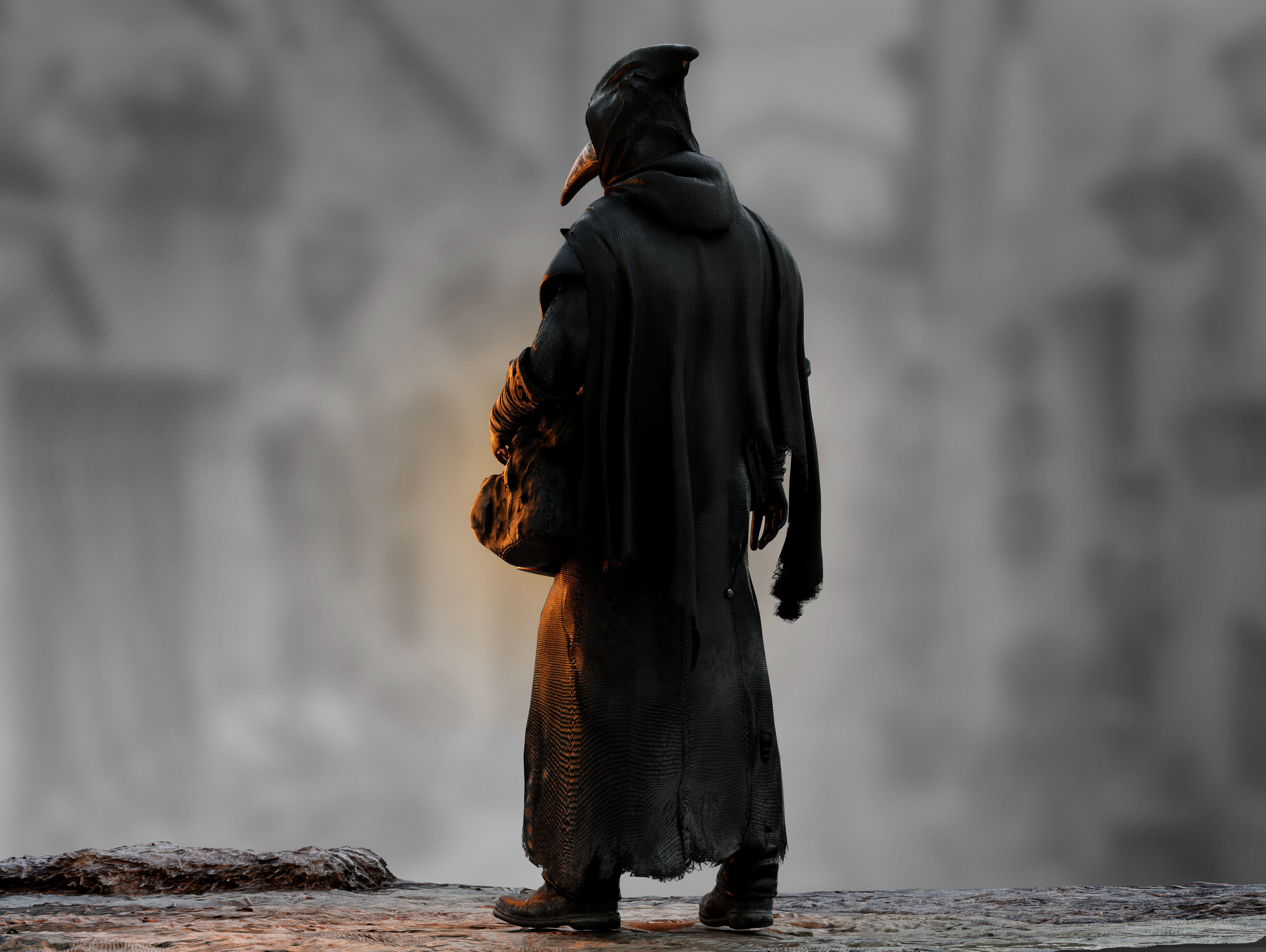 3D model Plague Doctor VR / AR / low-poly rigged | CGTrader