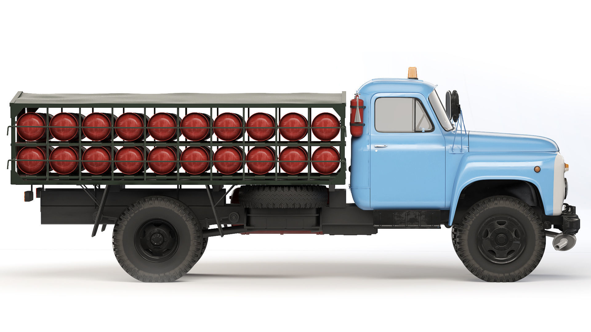 GAZ 53 GTK-40 1974 3D model | CGTrader