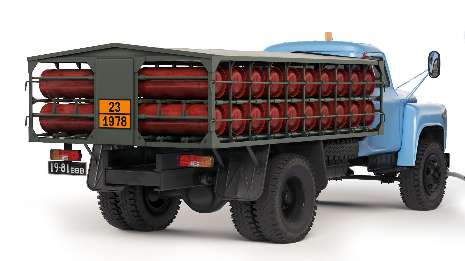 GAZ 53 GTK-40 1974 3D model | CGTrader