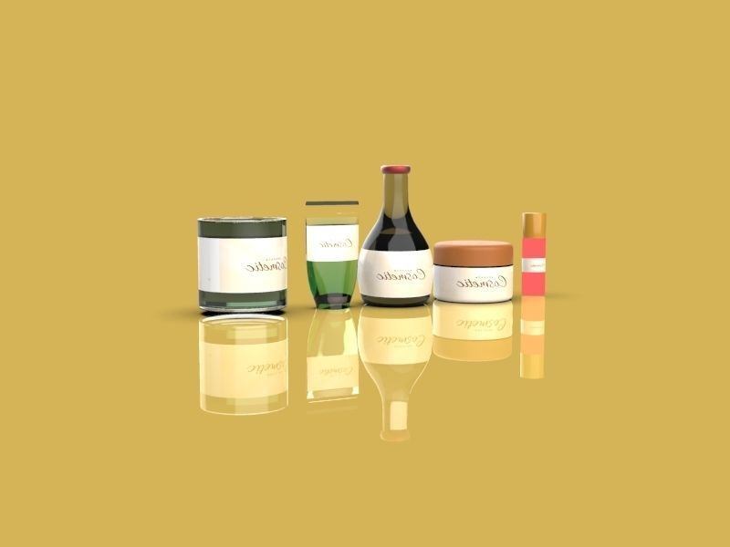 cosmatic product modeling 3D model | CGTrader