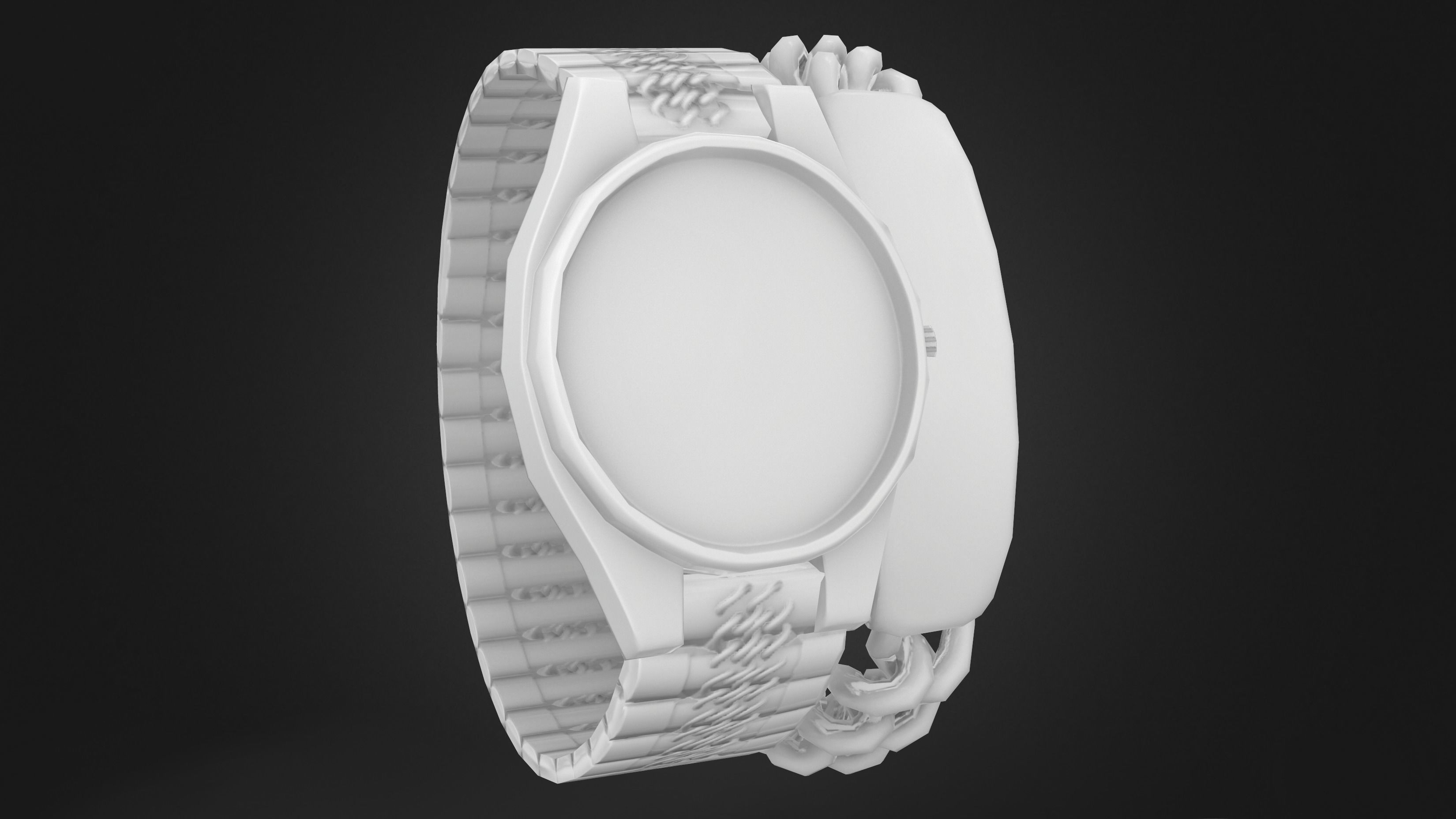3D model Watch With Name Tag Bracelet VR / AR / low-poly | CGTrader