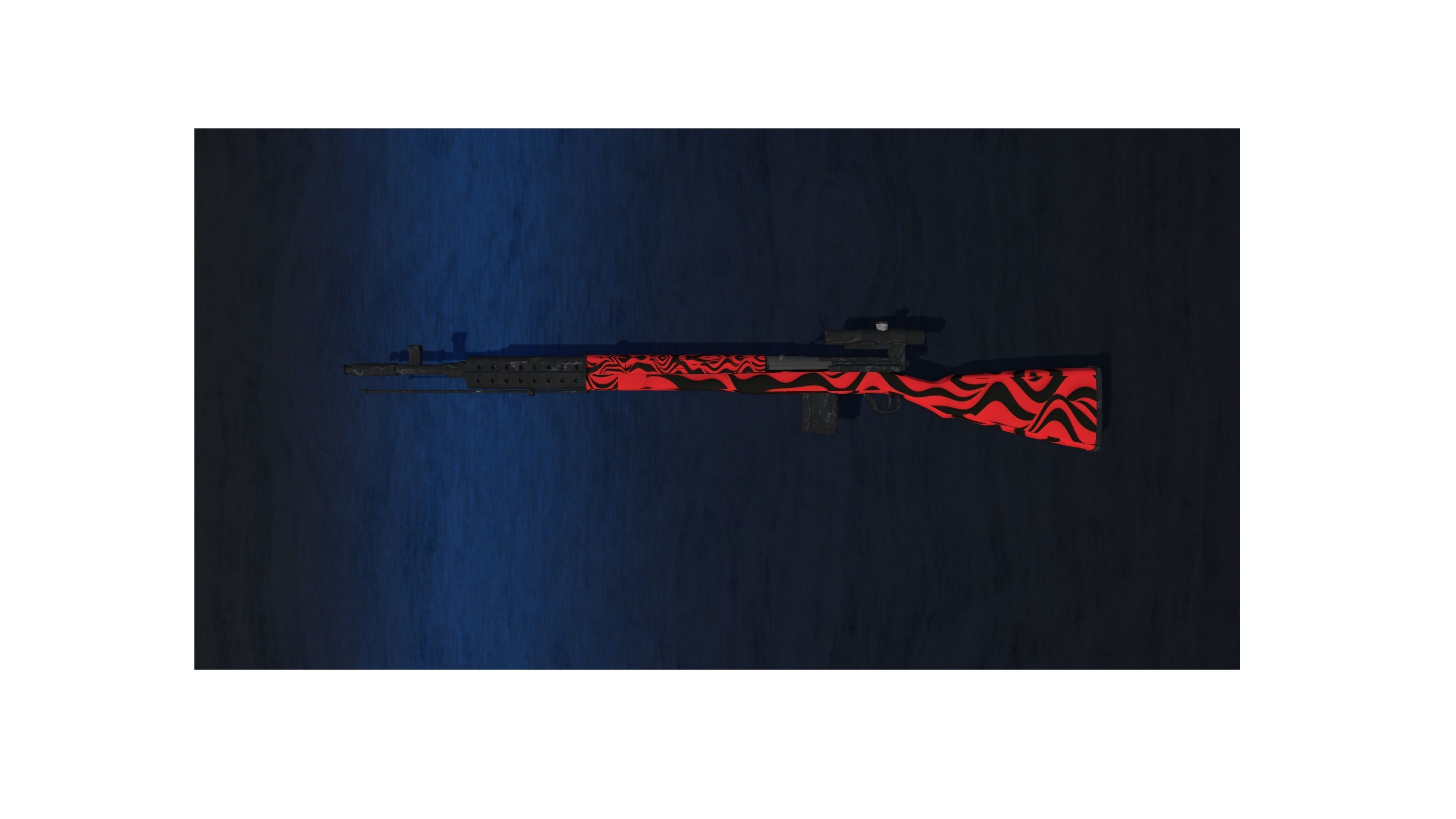 3D model SVT- 40 Sniper Rifle VR / AR / low-poly | CGTrader