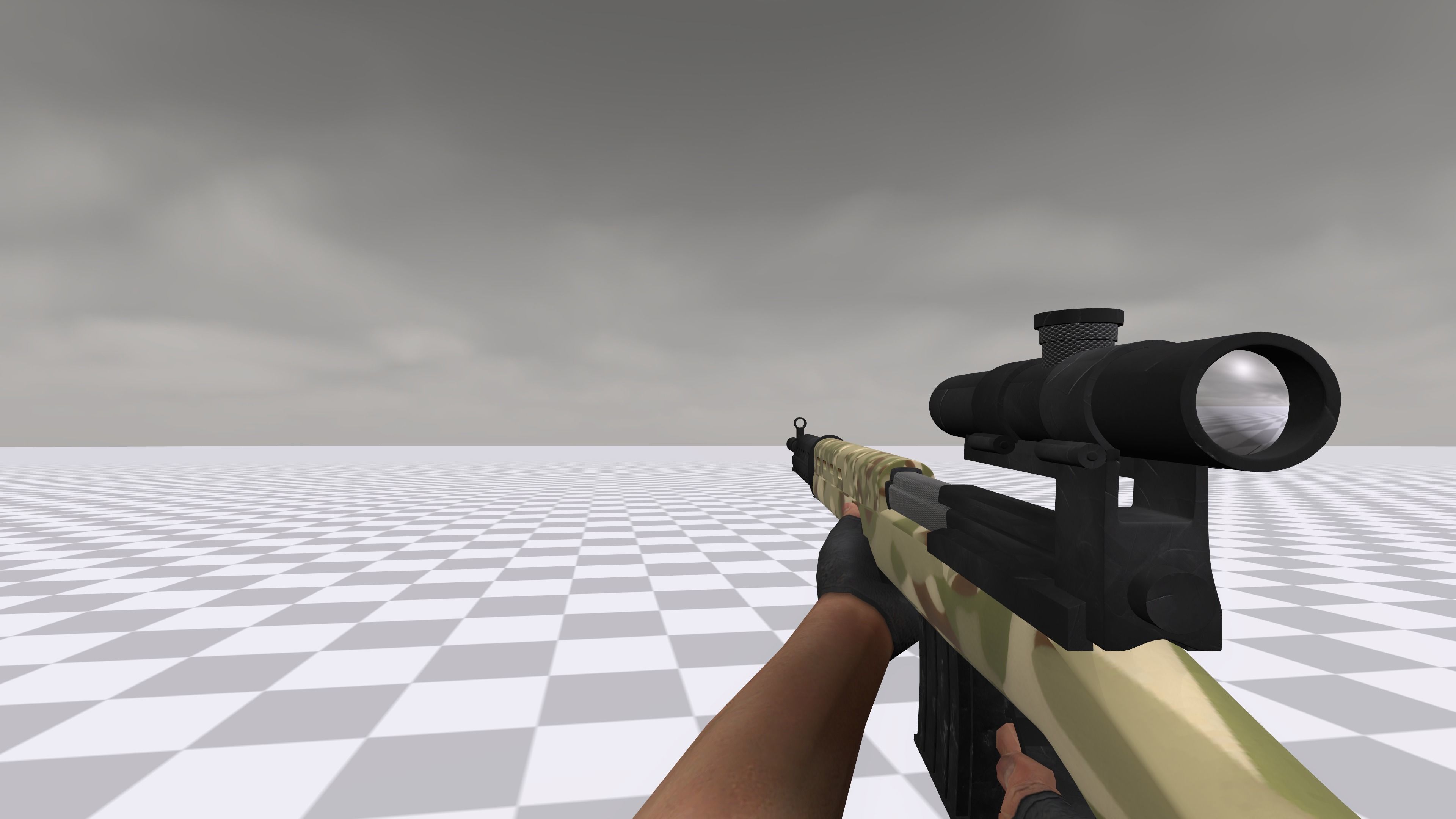 3D model SVT- 40 Sniper Rifle VR / AR / low-poly | CGTrader