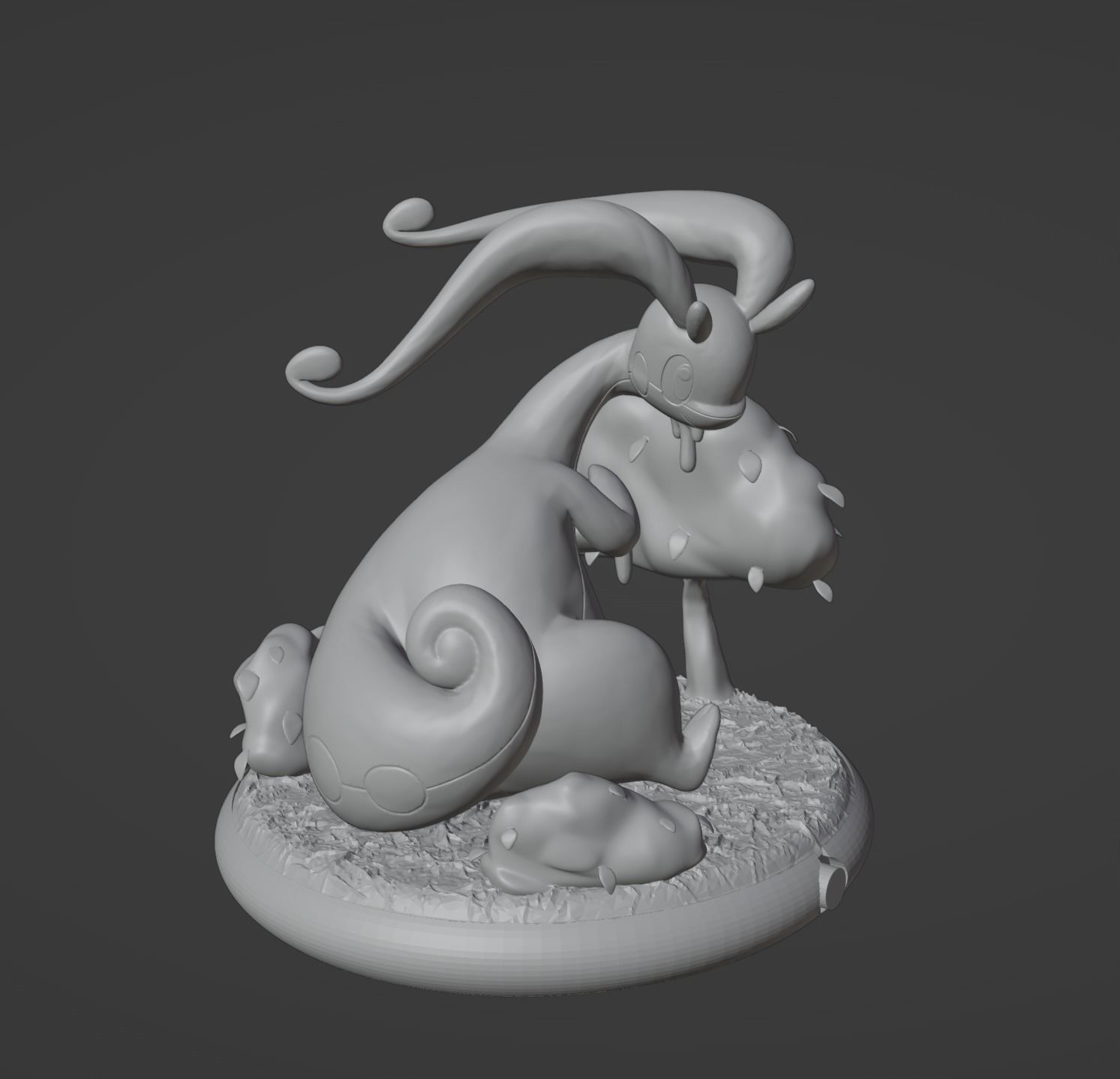Goodra pokemon 3D print model 3D model 3D printable | CGTrader