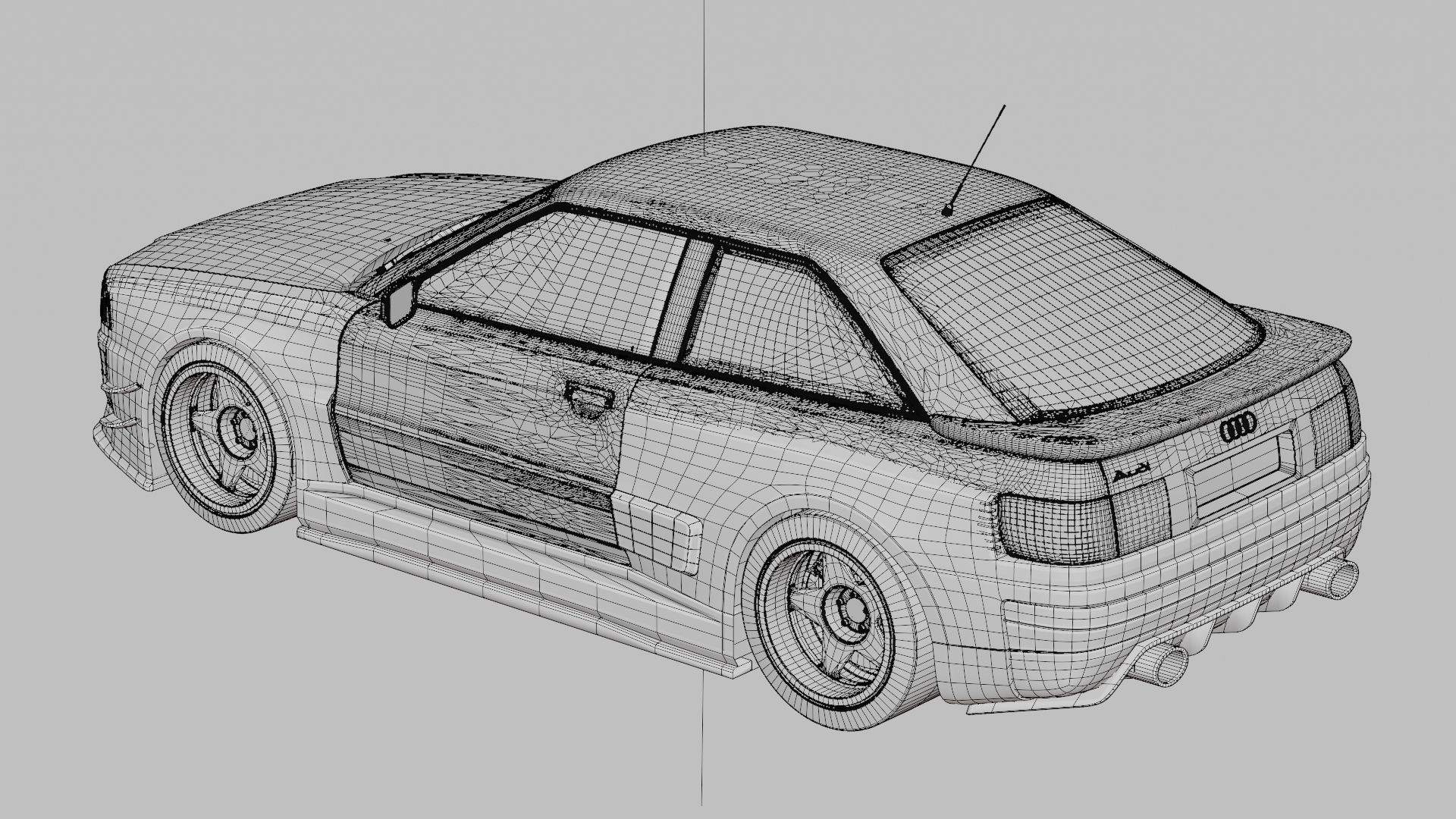 Audi A2 Widebody Kit 3D model | CGTrader