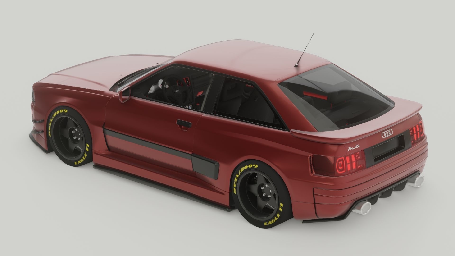 Audi A2 Widebody Kit 3D model | CGTrader